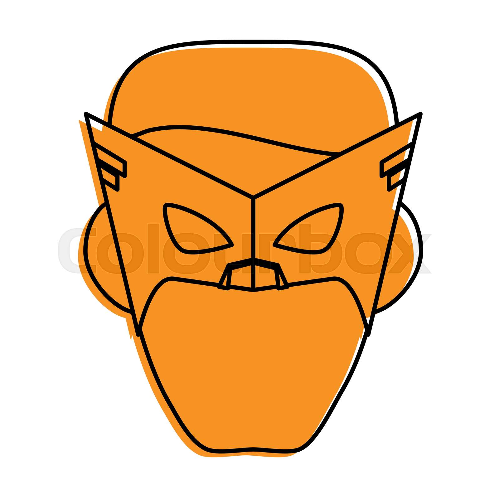 superhero avatar icon image | Stock vector | Colourbox