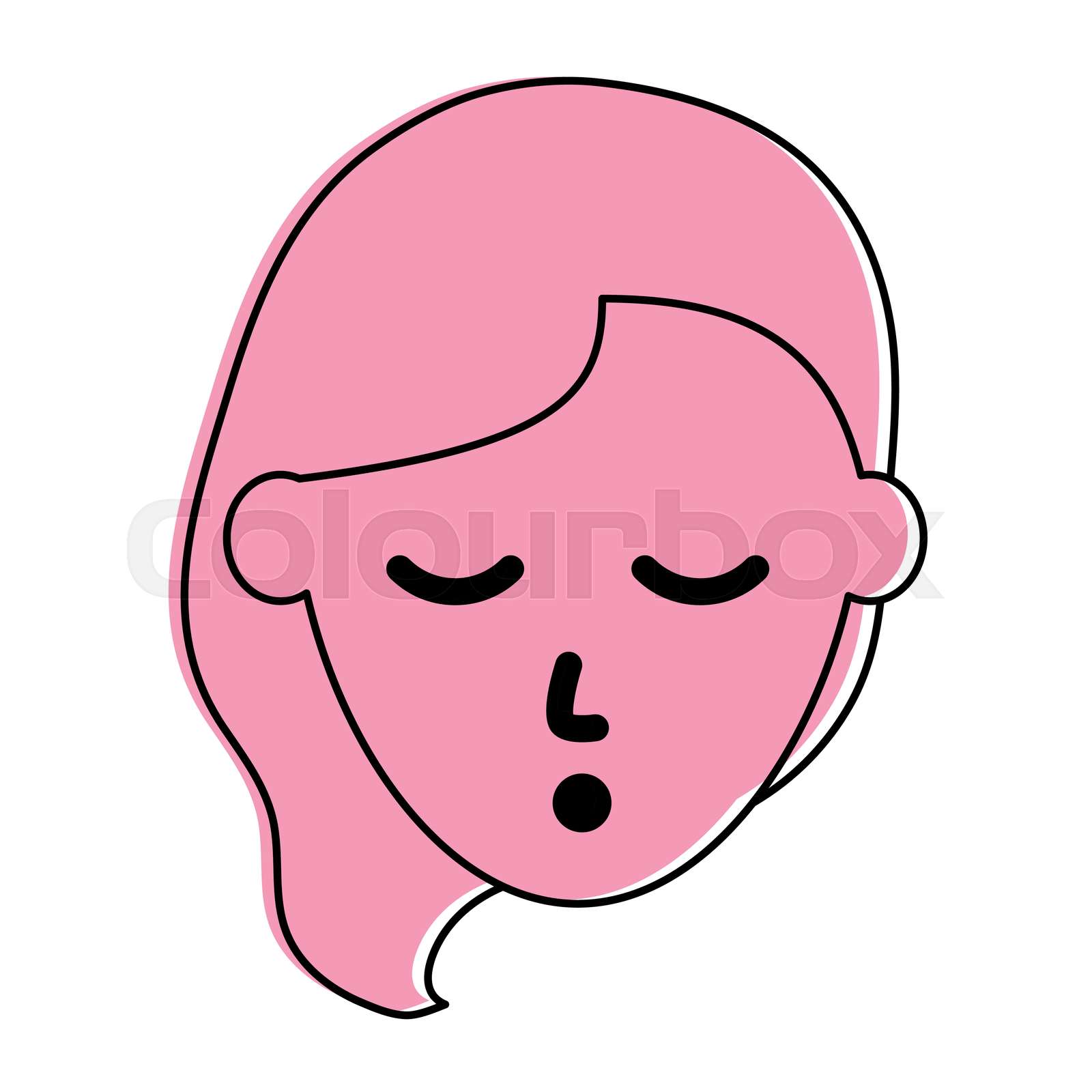Sleeping Face Drawing