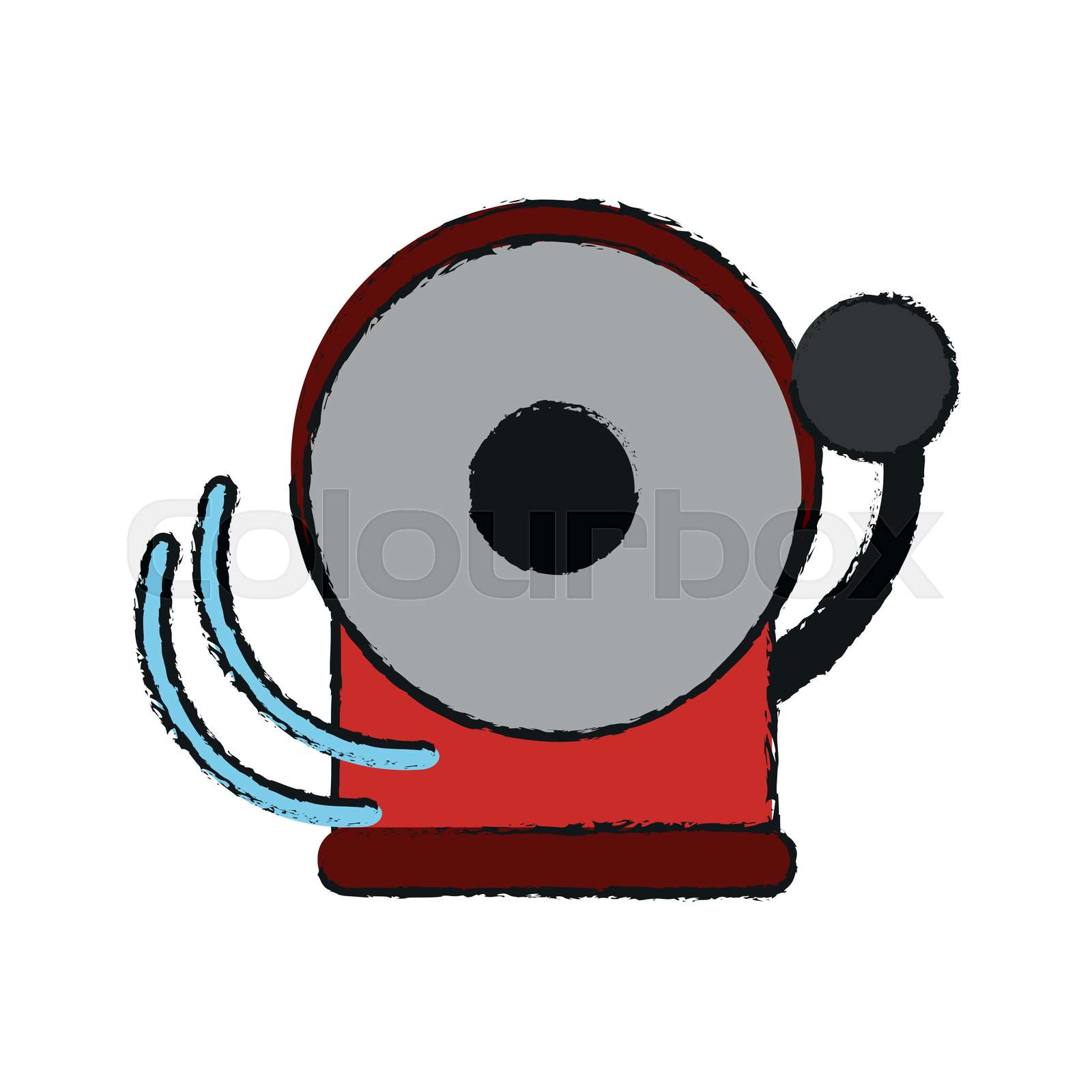 Fire alarm bell | Stock vector | Colourbox