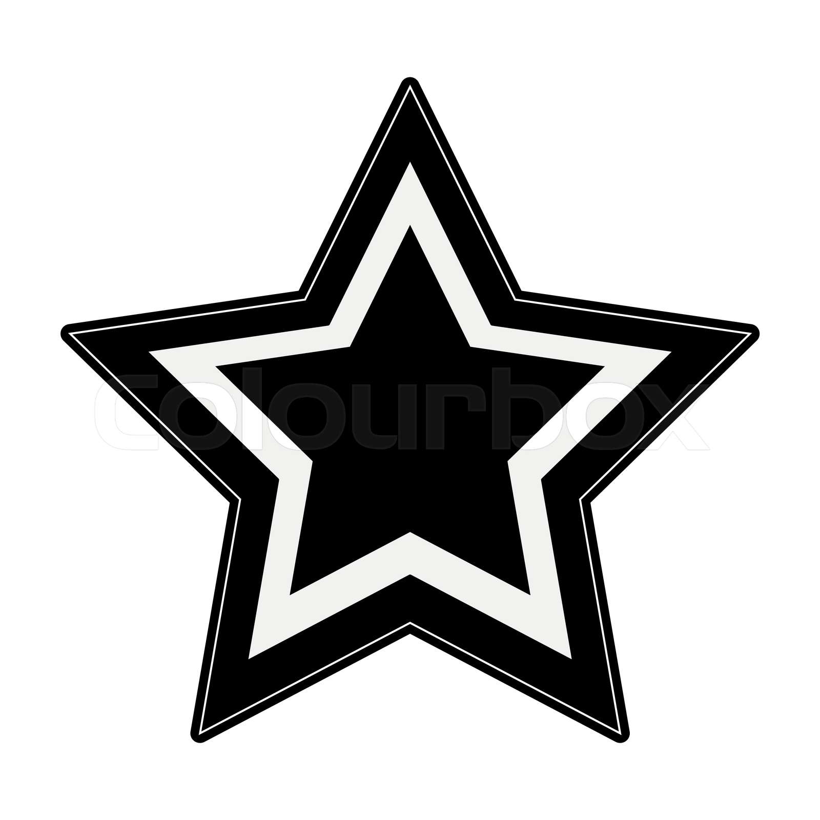 star shape symbol | Stock vector | Colourbox