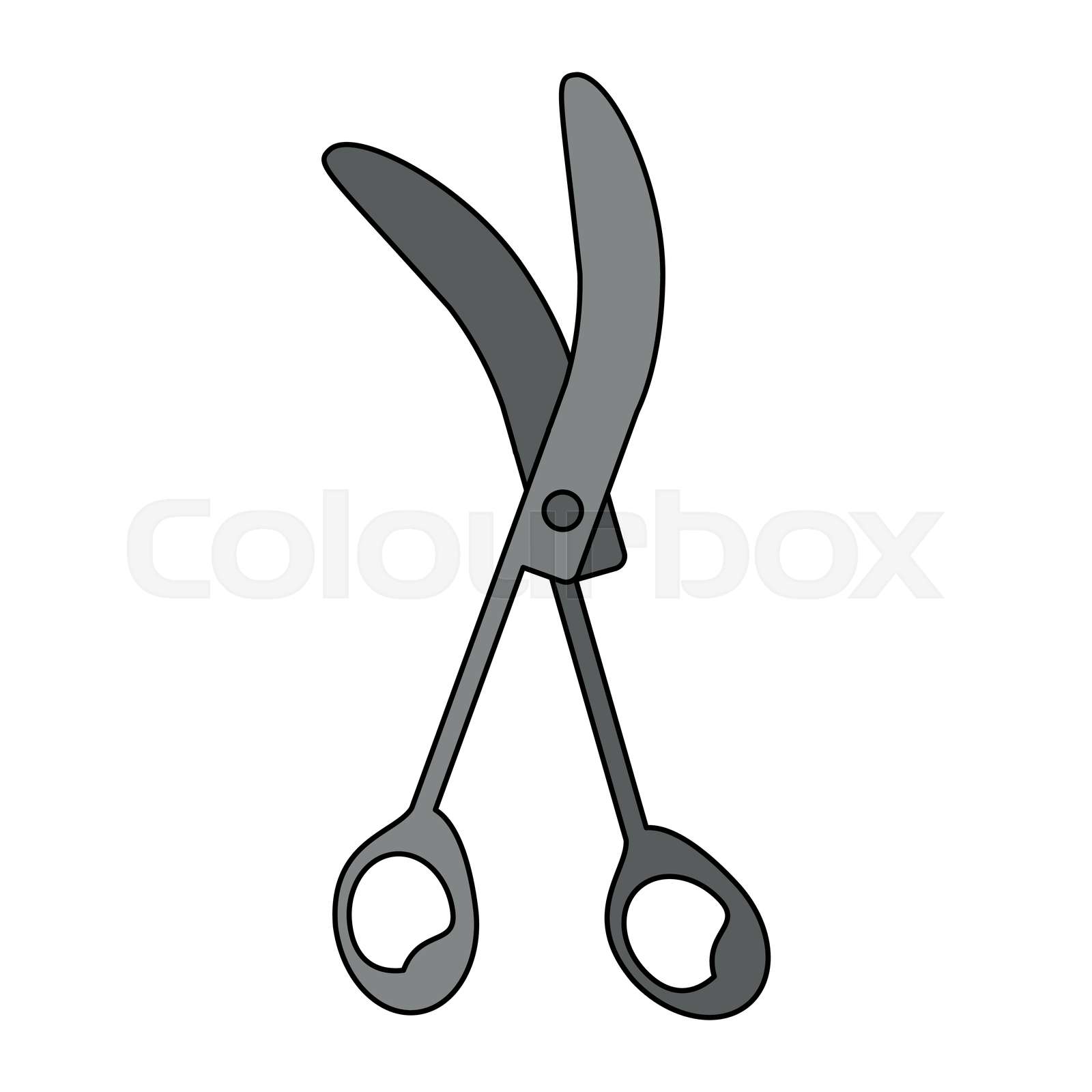 surgical scissors medical tool | Stock vector | Colourbox
