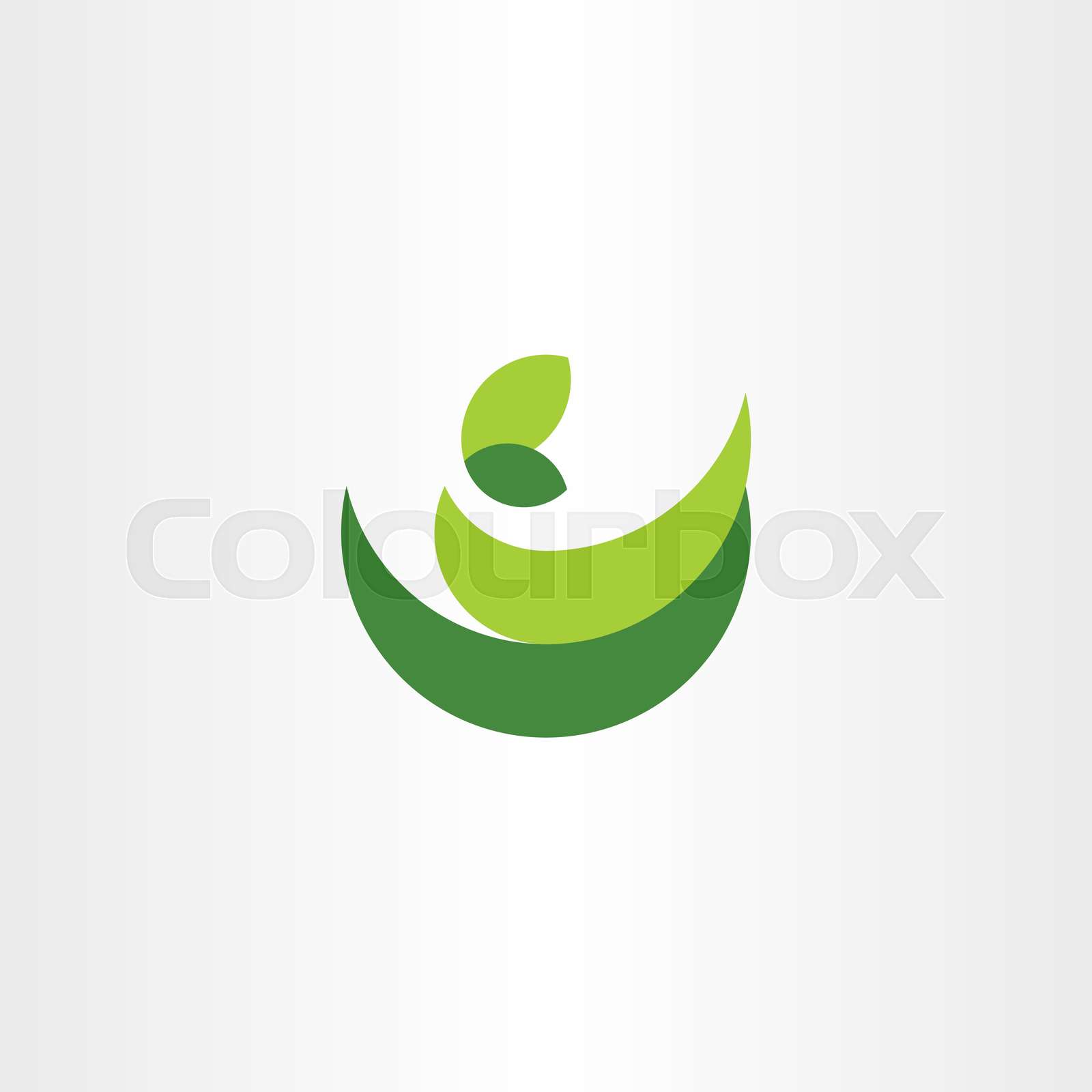 organic bio green logo symbol natural leaves sign vector icon | Stock ...