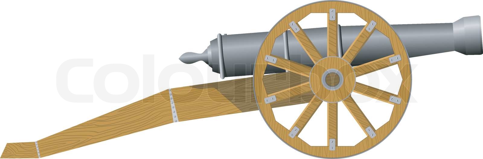 An old cannon EPS10 | Stock vector | Colourbox