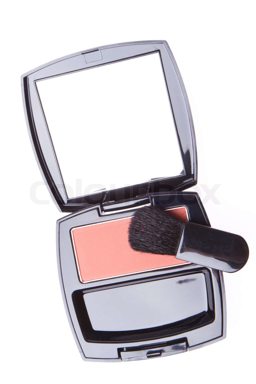 compact blush with brush | Stock image | Colourbox