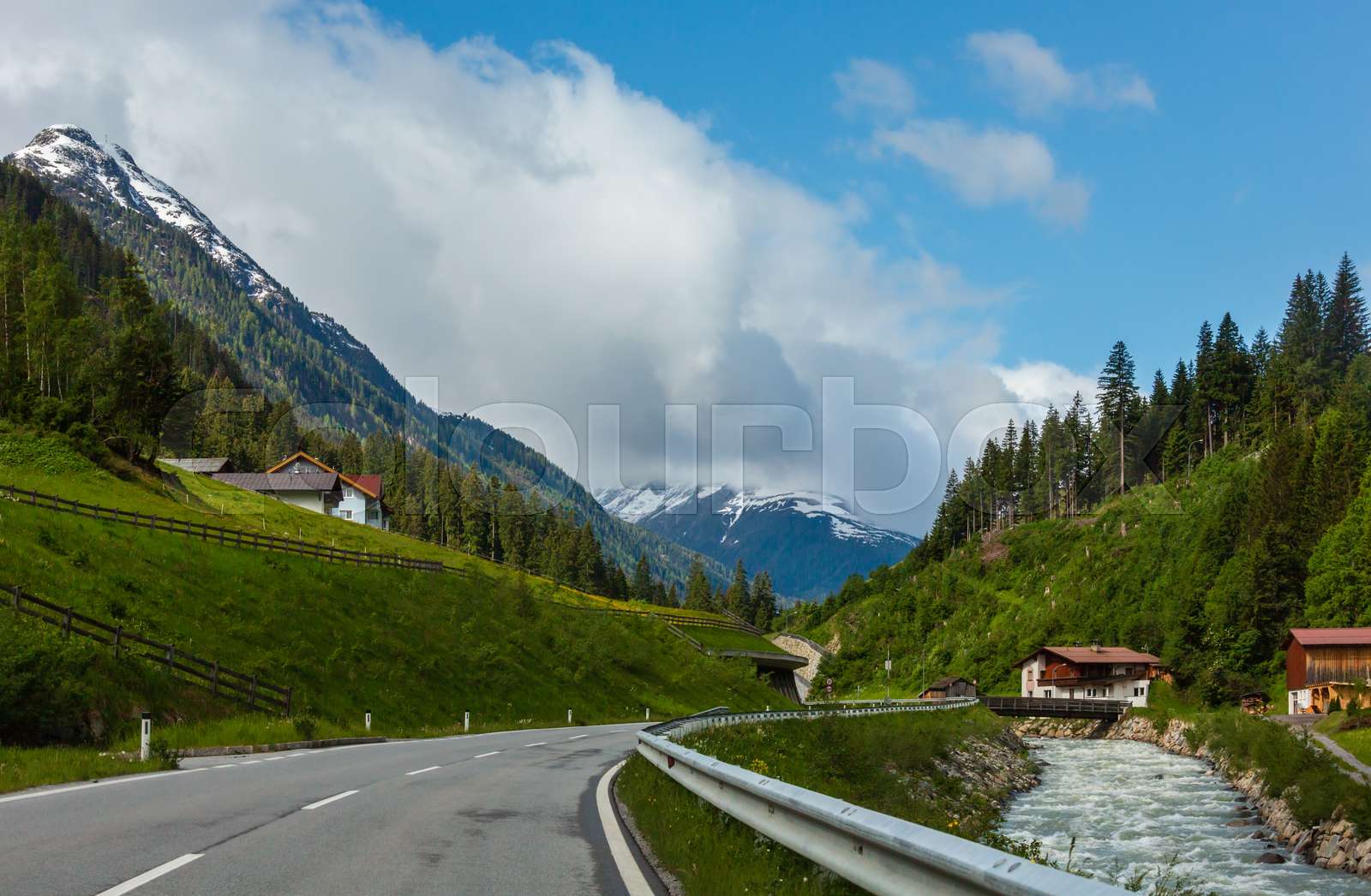 Silvretta Alps view, Austria | Stock image | Colourbox