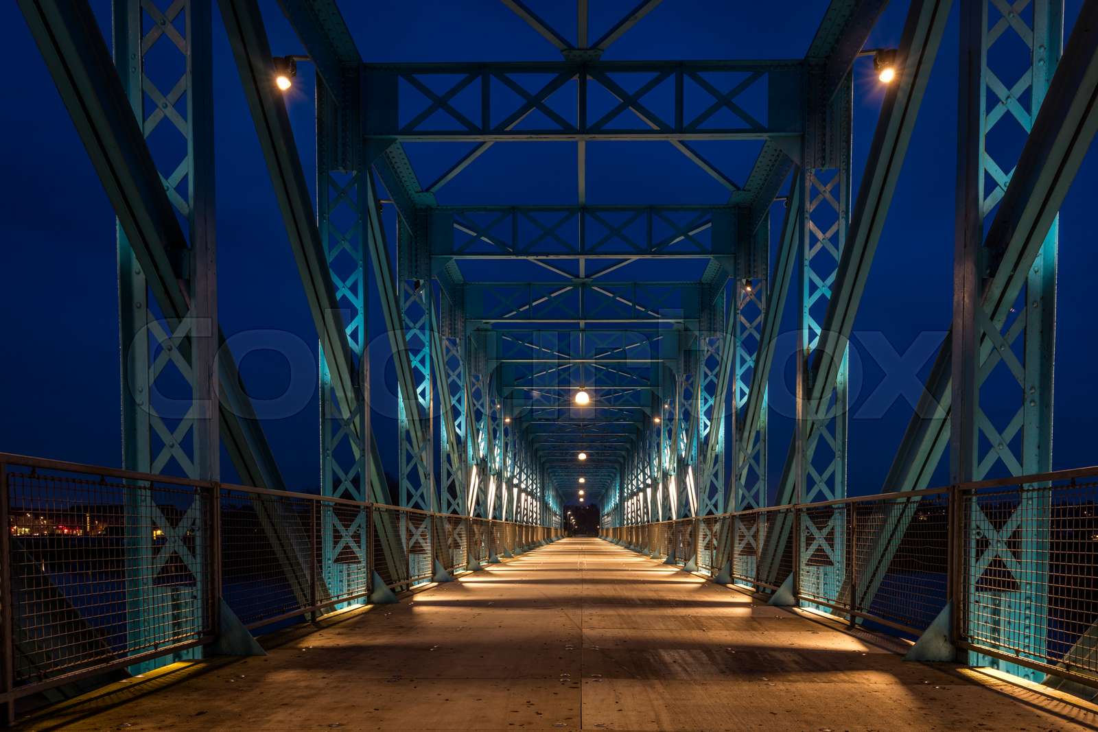 The blue Bridge | Stock image | Colourbox