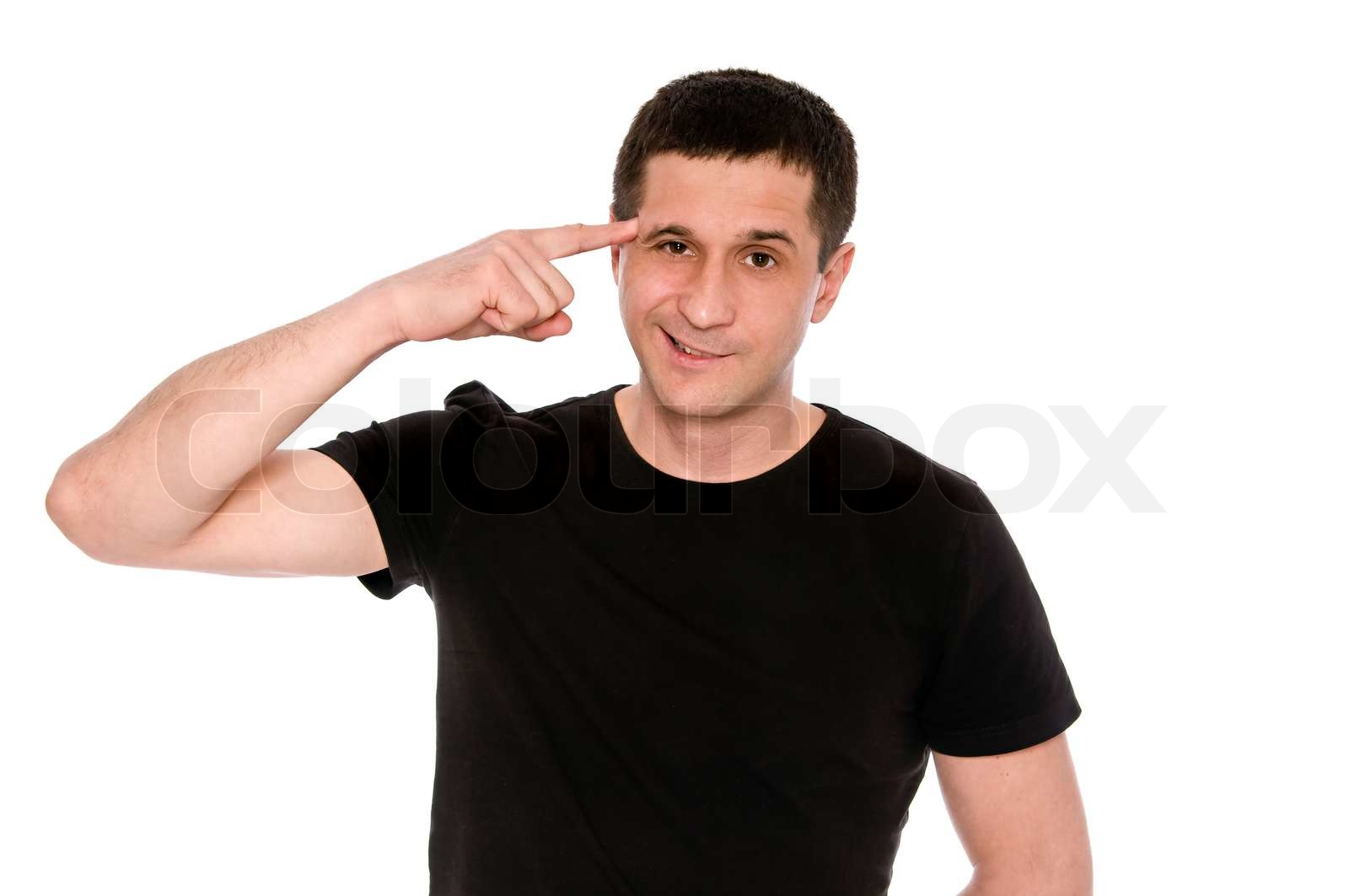 gesture crazy | Stock image | Colourbox