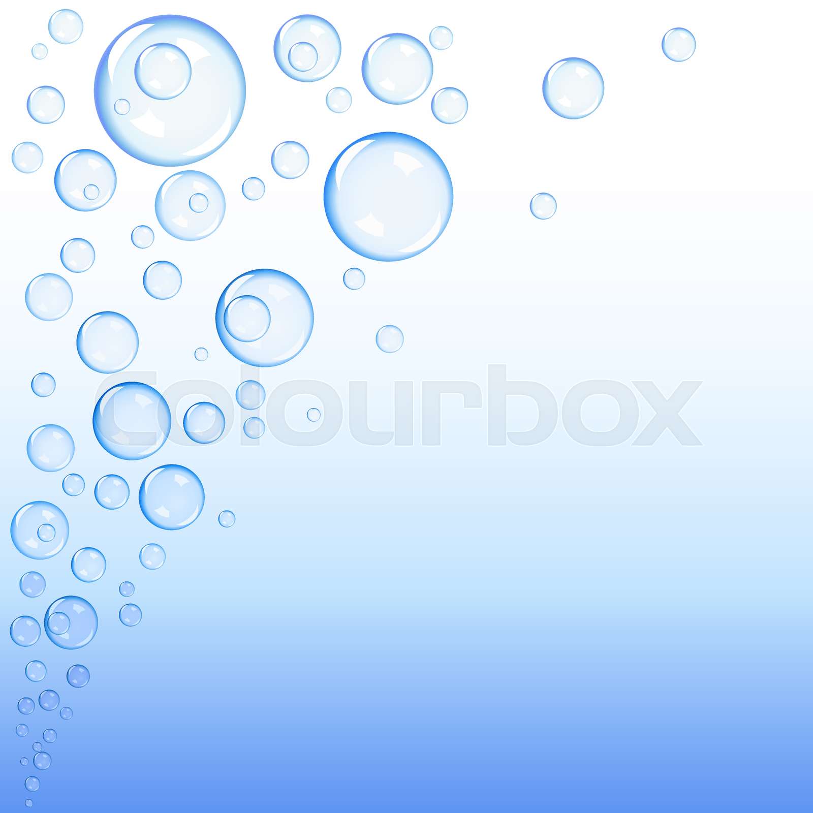 Bubbles background | Stock vector | Colourbox