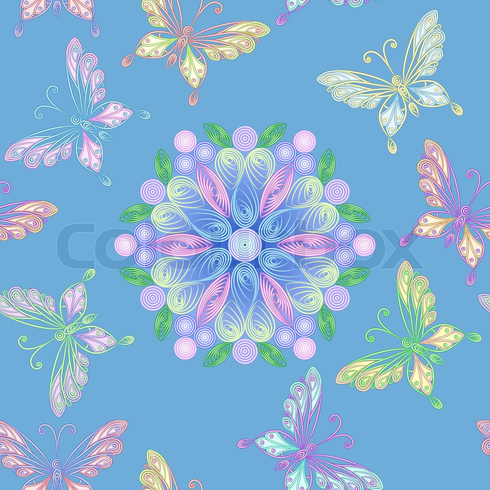 seamless background | Stock vector | Colourbox