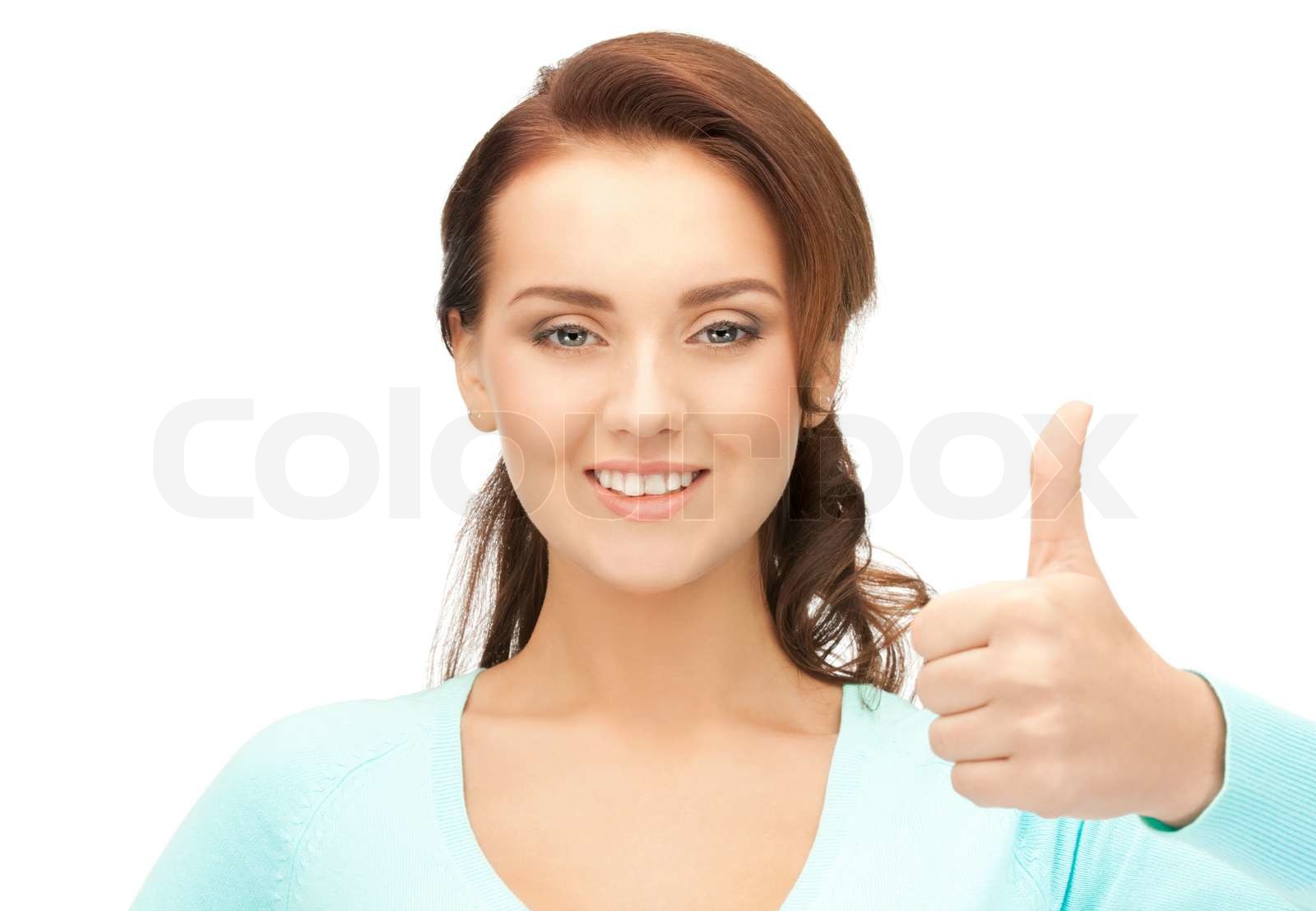 Daumen hoch | Stock Bild | Colourbox