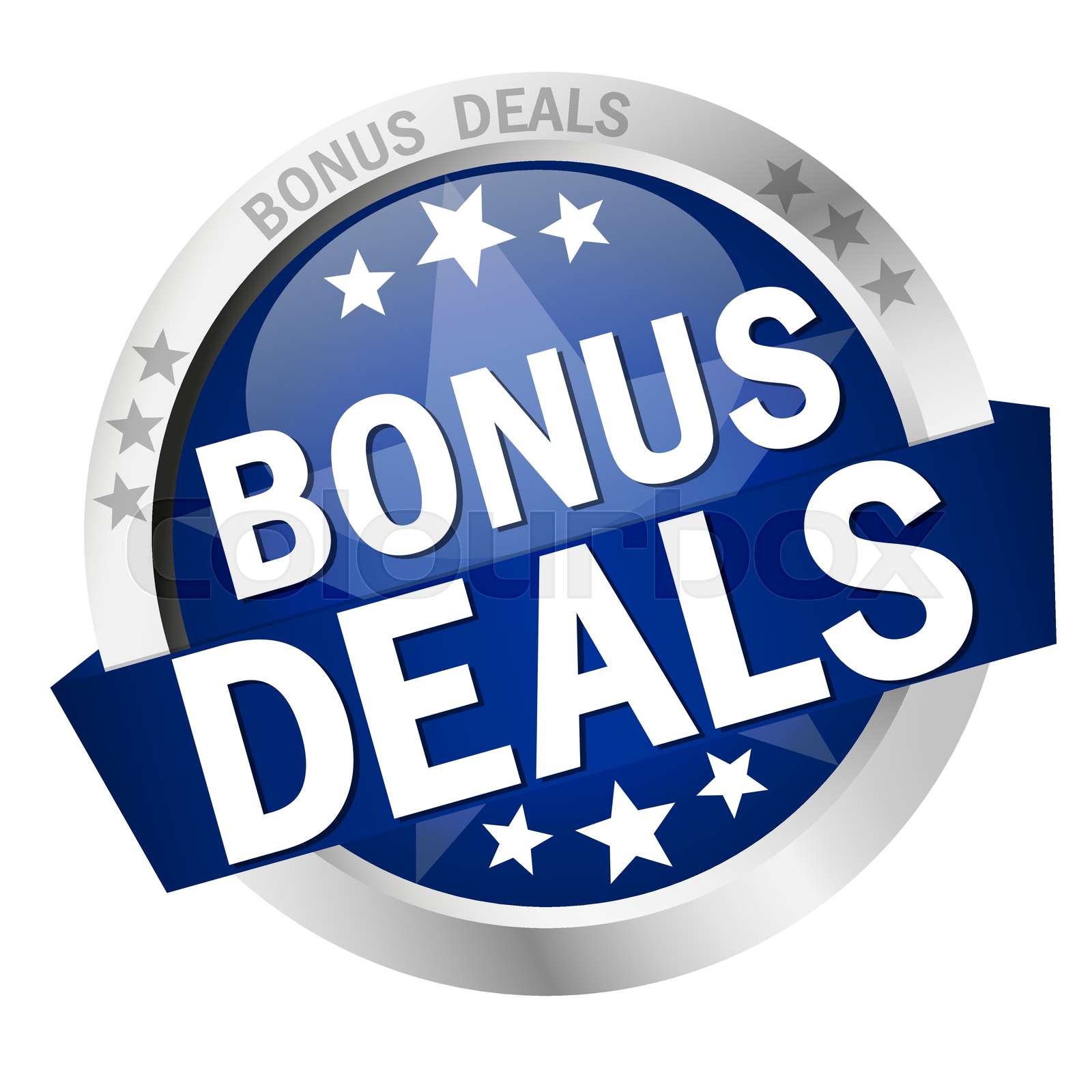 Button with banner Bonus Deals | Stock vector | Colourbox