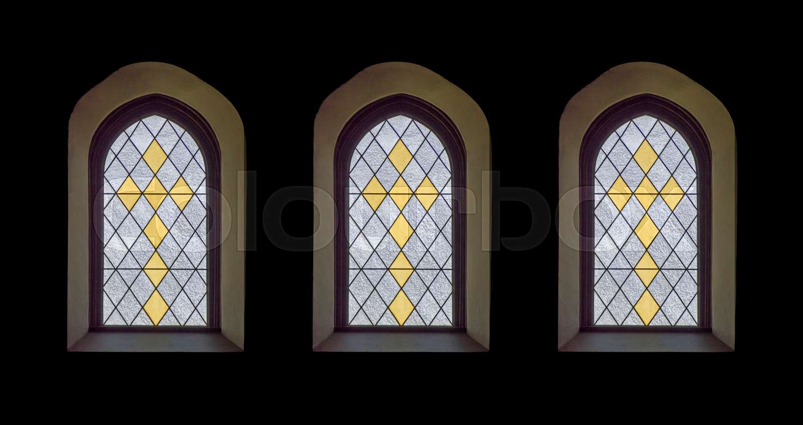 Stained Glass Church Windows Three | Stock image | Colourbox
