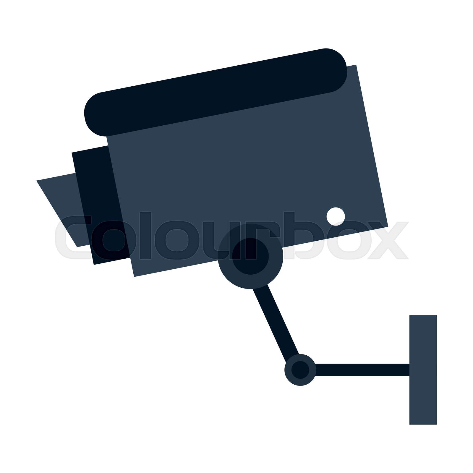 Surveillance camera symbol | Stock vector | Colourbox