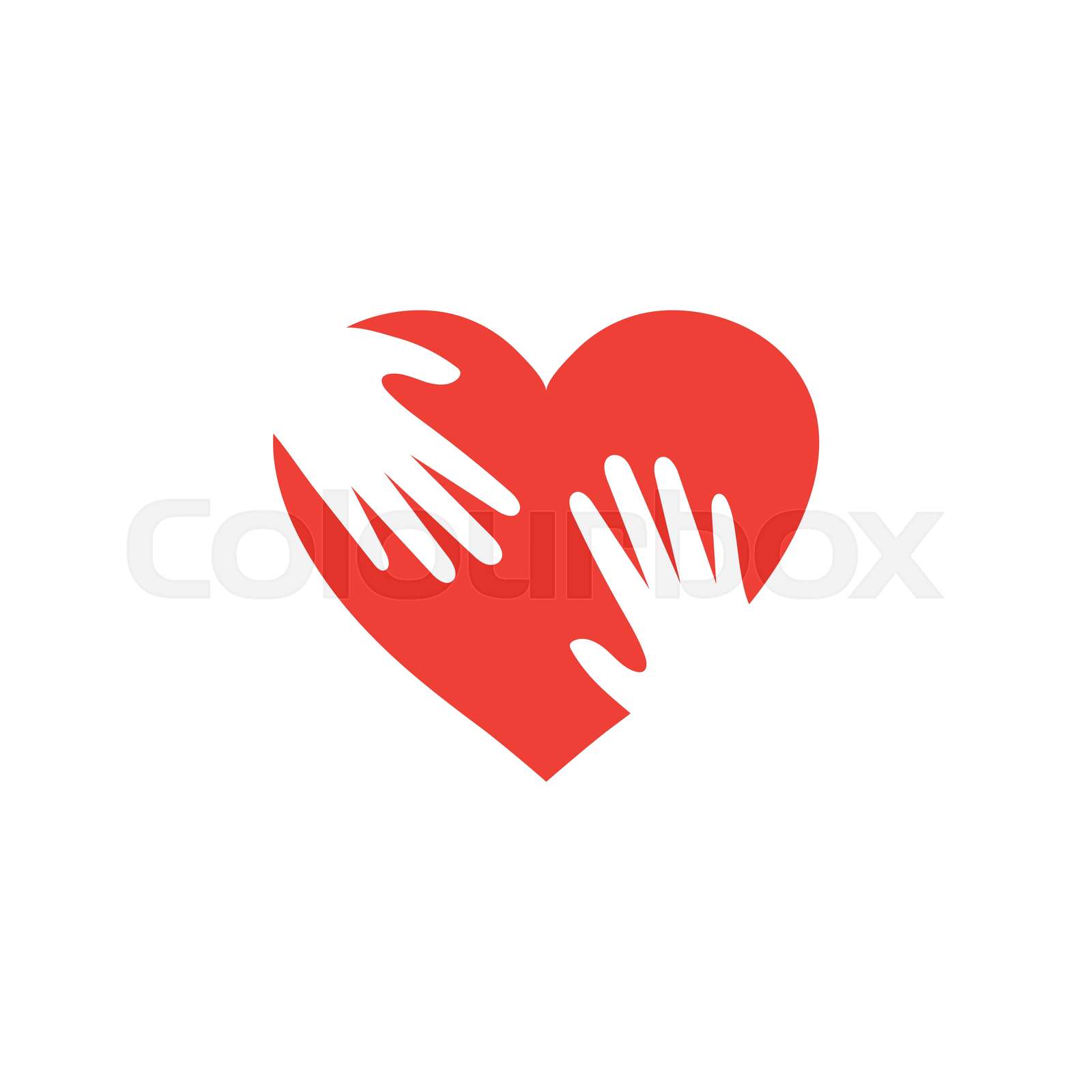 Love and passion logo design template | Stock vector | Colourbox