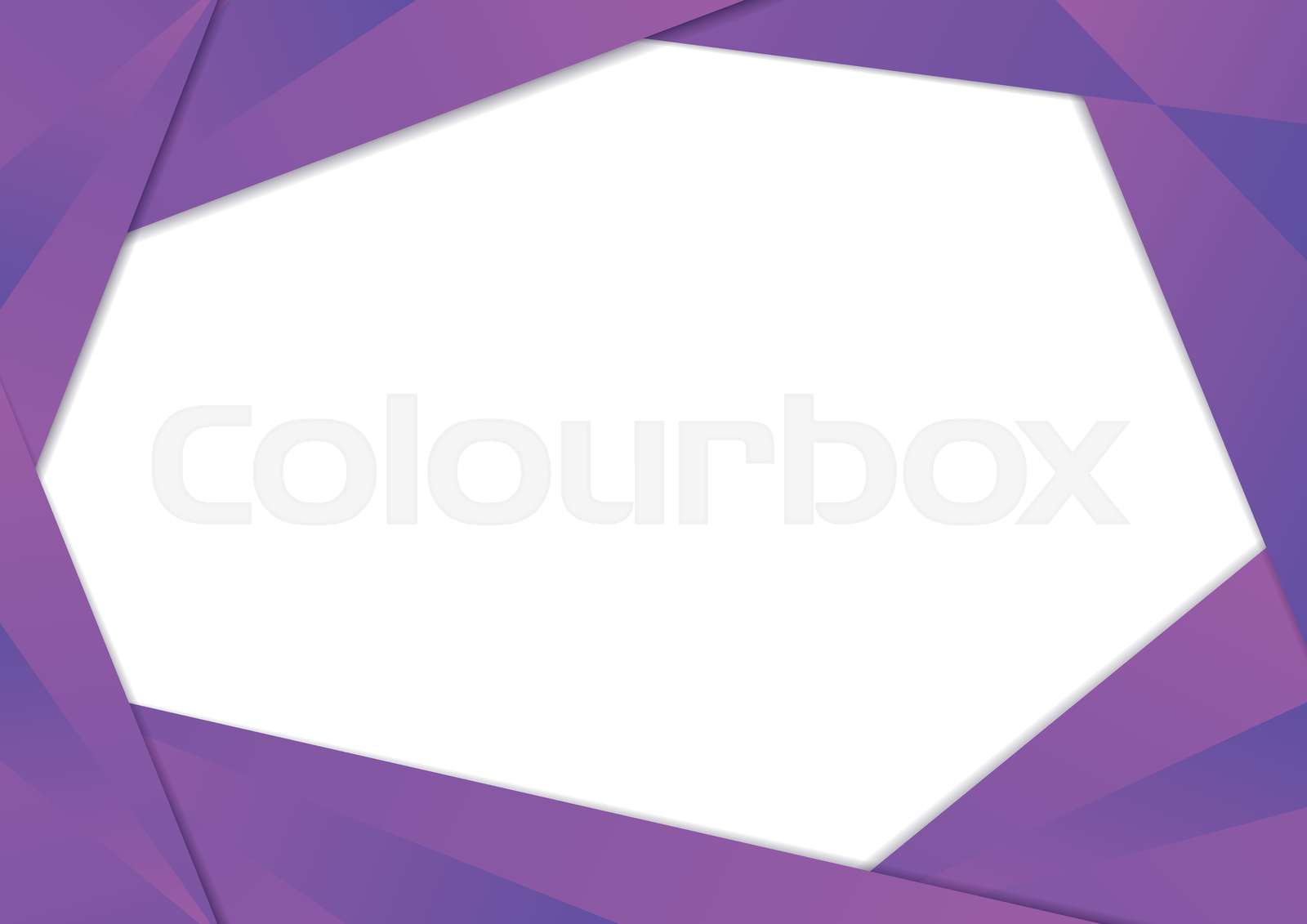 Purple triangle frame border | Stock vector | Colourbox