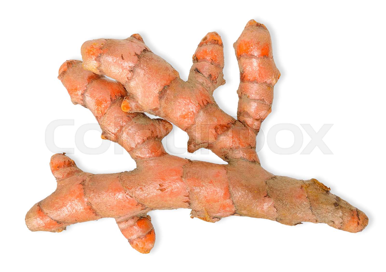 Turmeric isolated on white clipping path | Stock image | Colourbox