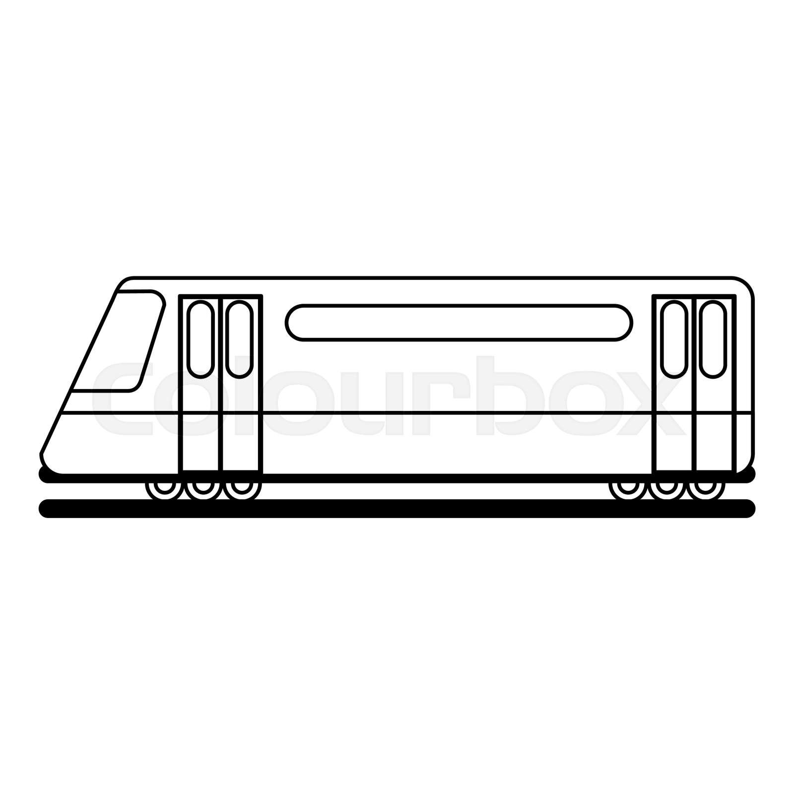 Metro Train Images Side View
