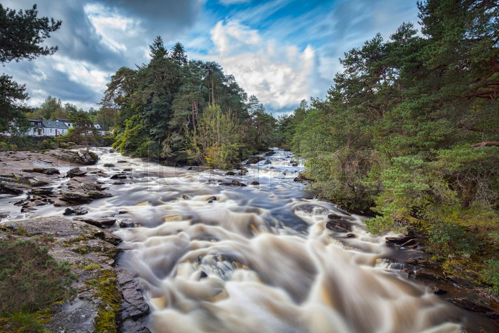 Falls of Dochart, Scotland | Stock image | Colourbox