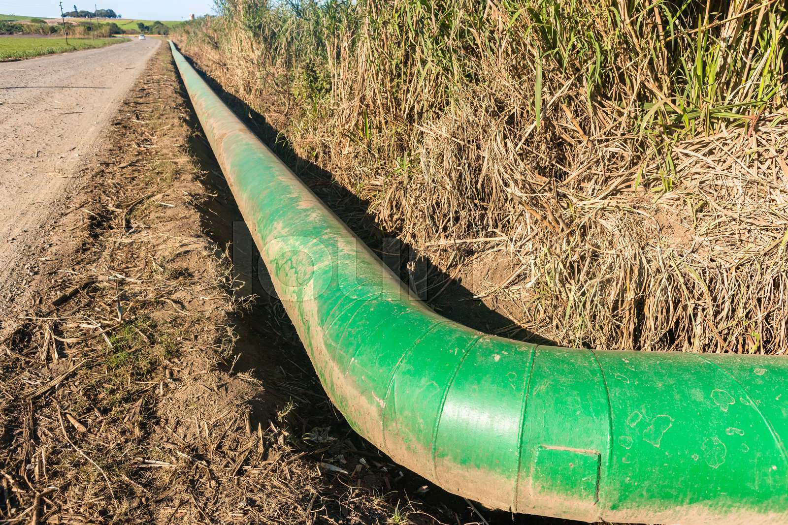 Factory Long Water Pipe | Stock image | Colourbox