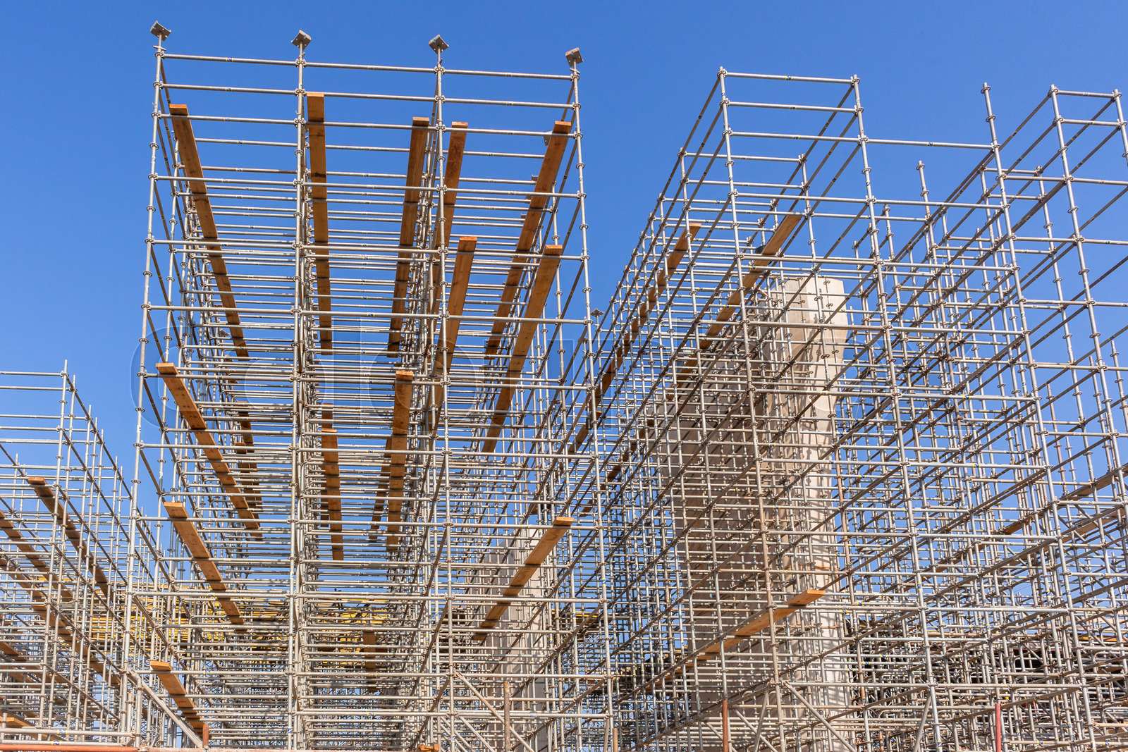 Construction Scaffolding Bridge | Stock image | Colourbox
