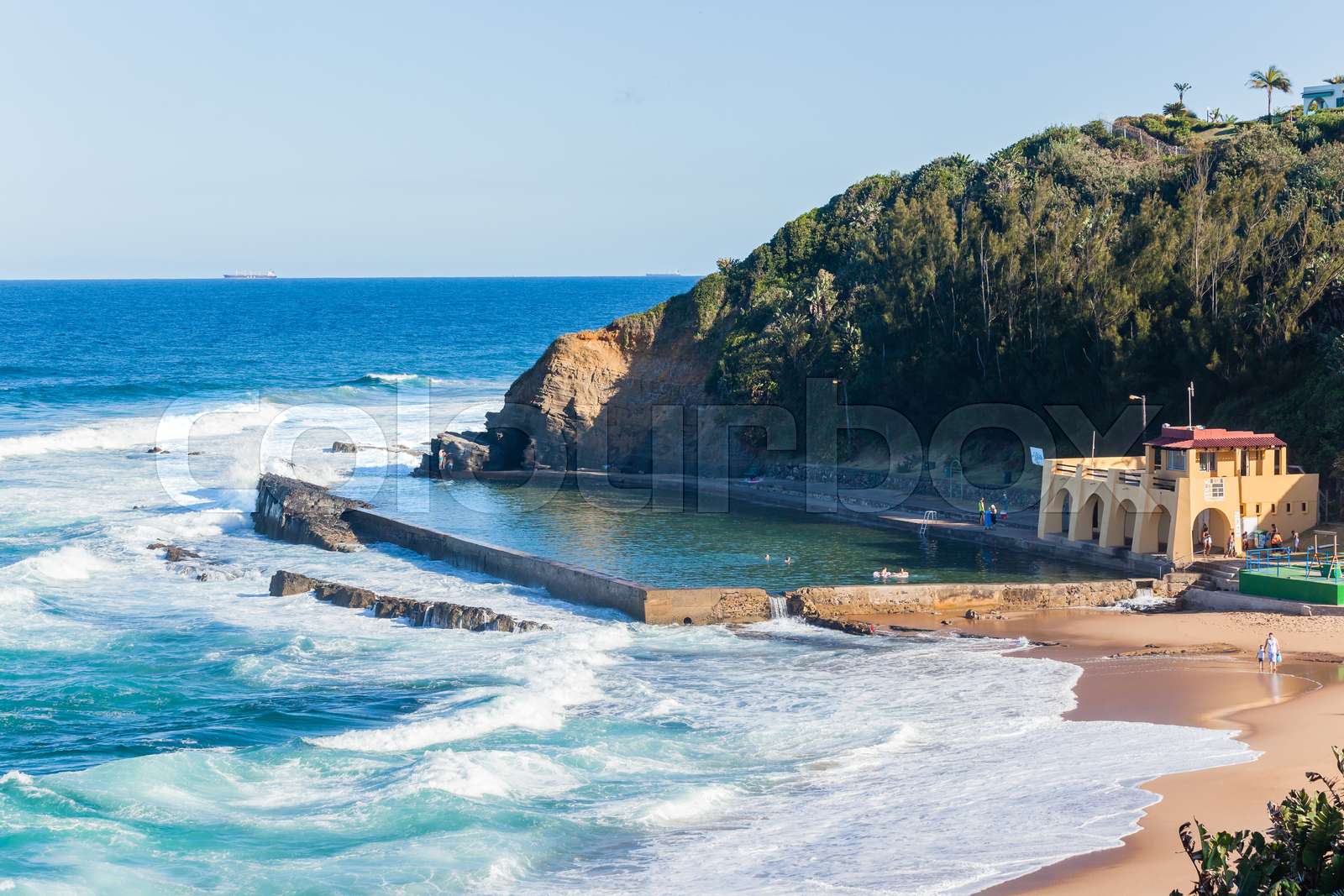 Beach Ocean Tidal Swimming Pool | Stock image | Colourbox
