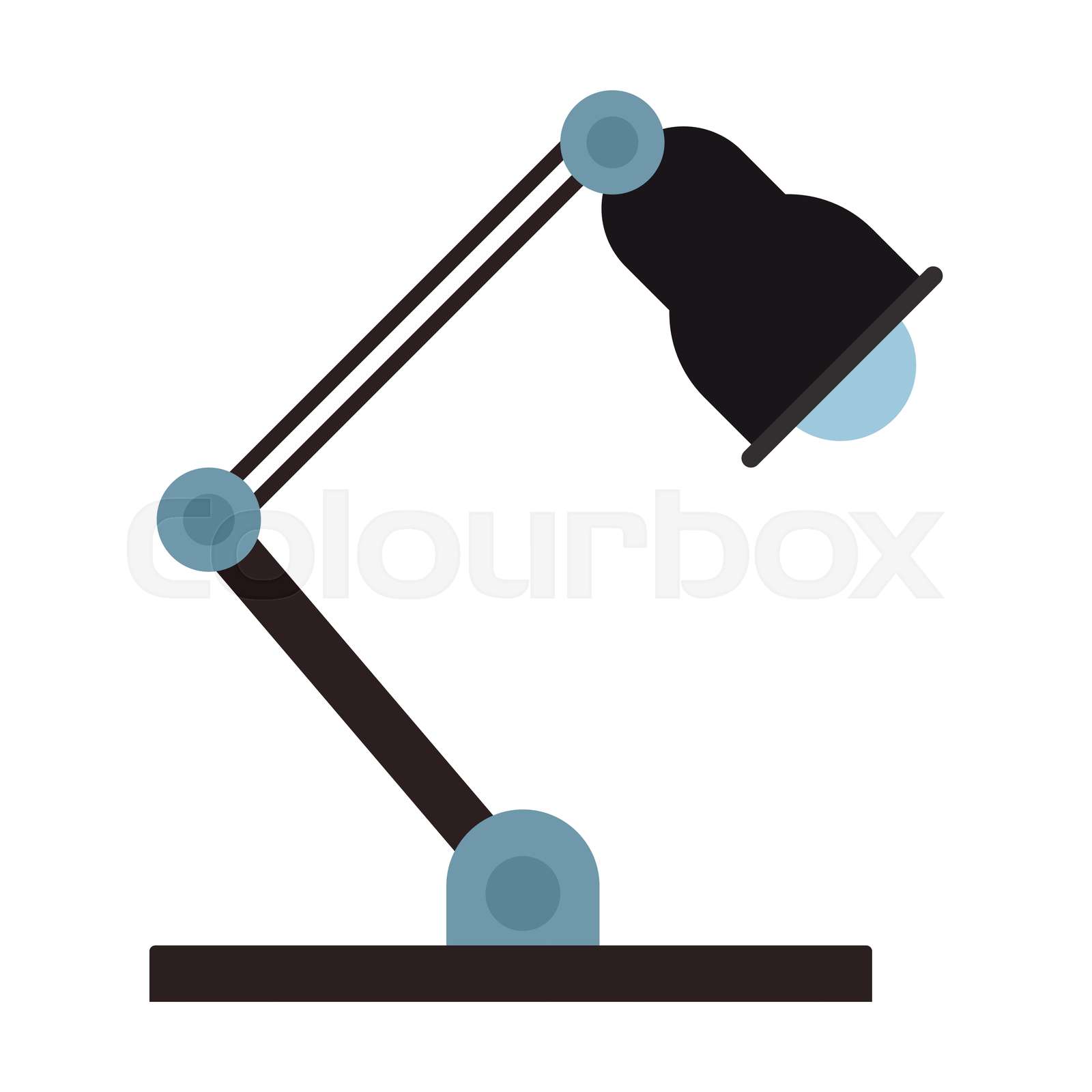 electric lamp cartoon | Stock vector | Colourbox