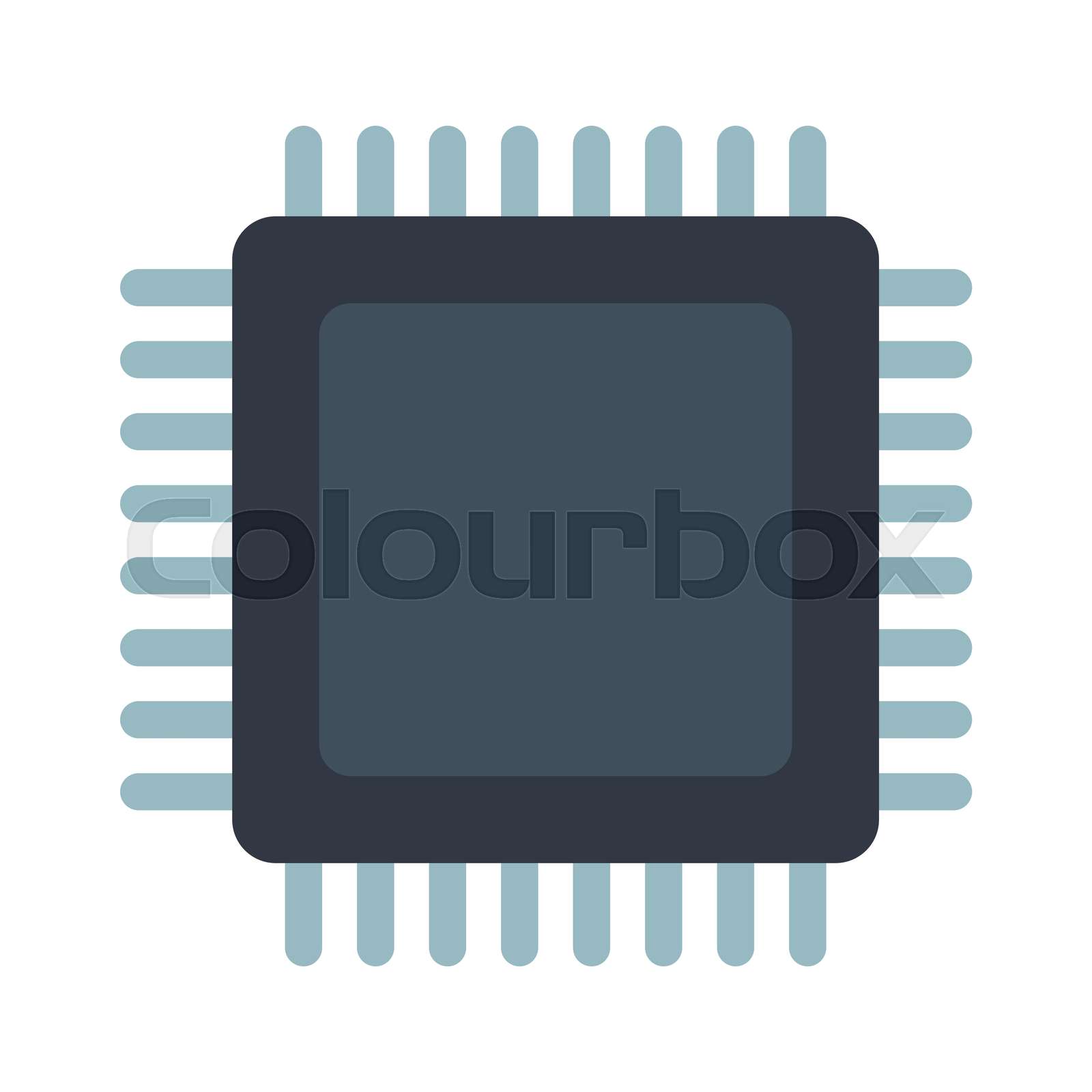 Microchip technology symbol | Stock vector | Colourbox