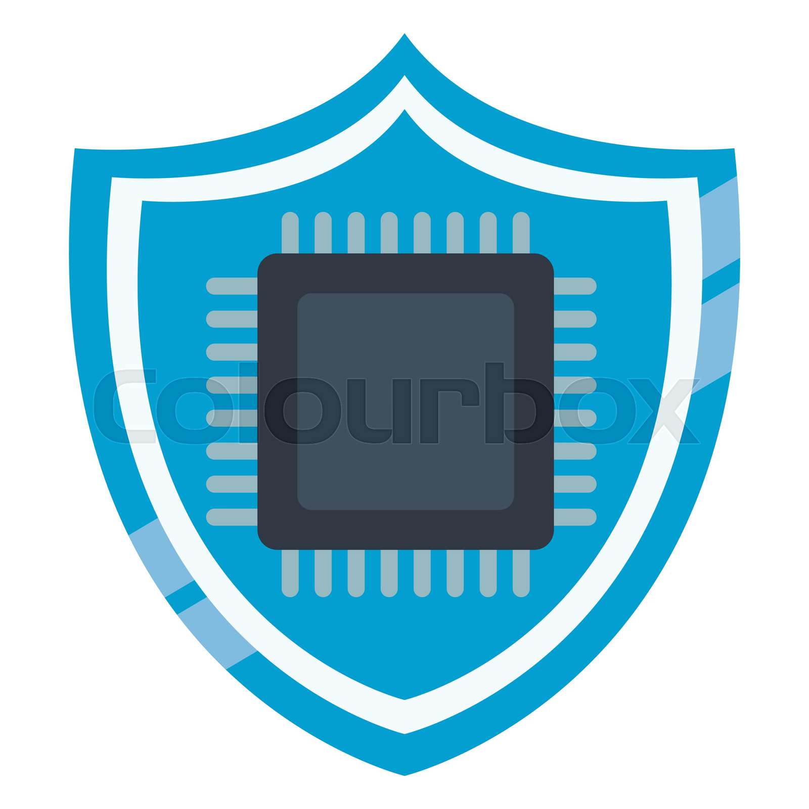 Microchip technology symbol | Stock vector | Colourbox