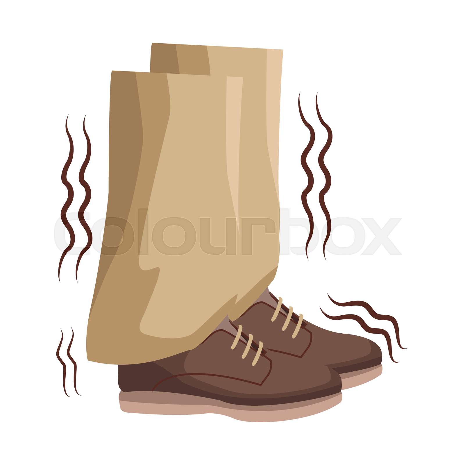 Alzheimer shaking legs | Stock vector | Colourbox