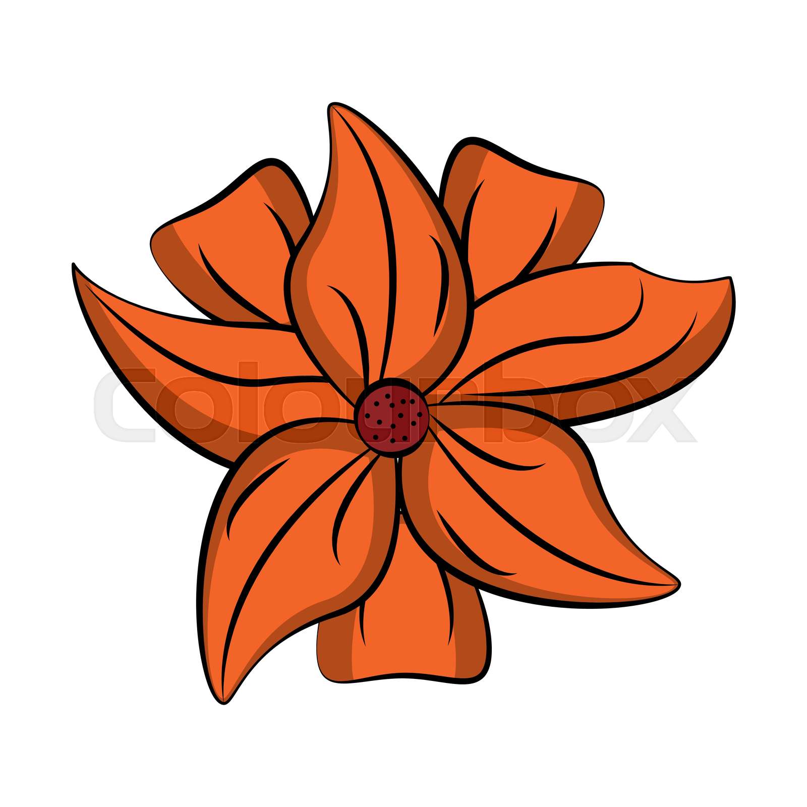 Flower petals cartoon | Stock vector | Colourbox