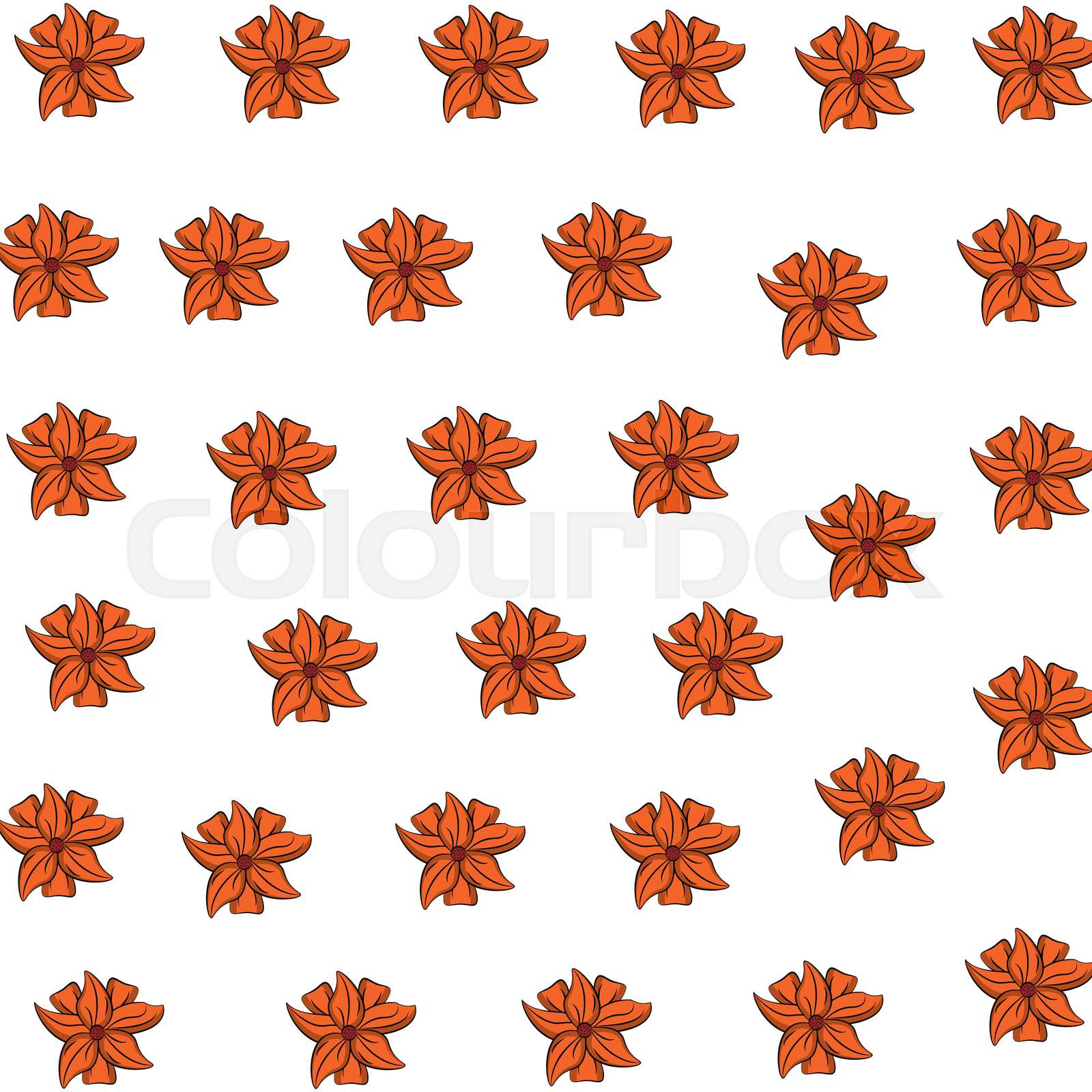 Flower petals cartoon | Stock vector | Colourbox