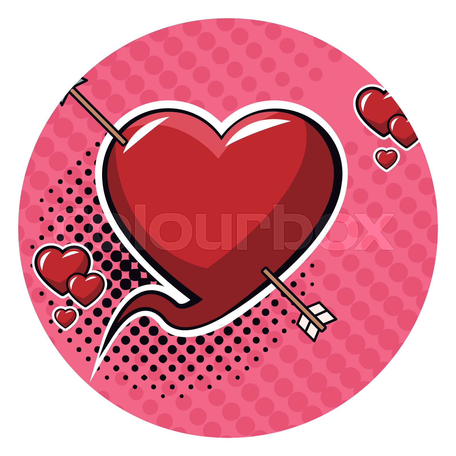 pop, symbol, form | Stock-Vektor | Colourbox