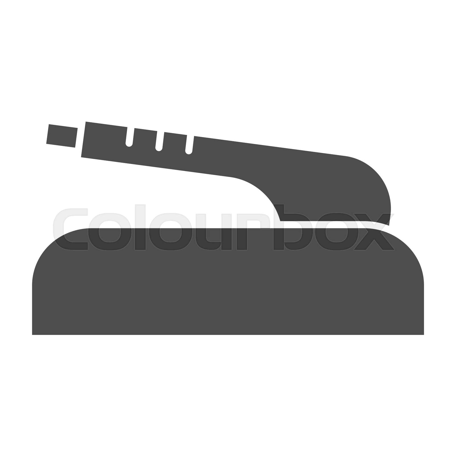 Hand brake solid icon. Car part vector illustration isolated on white ...