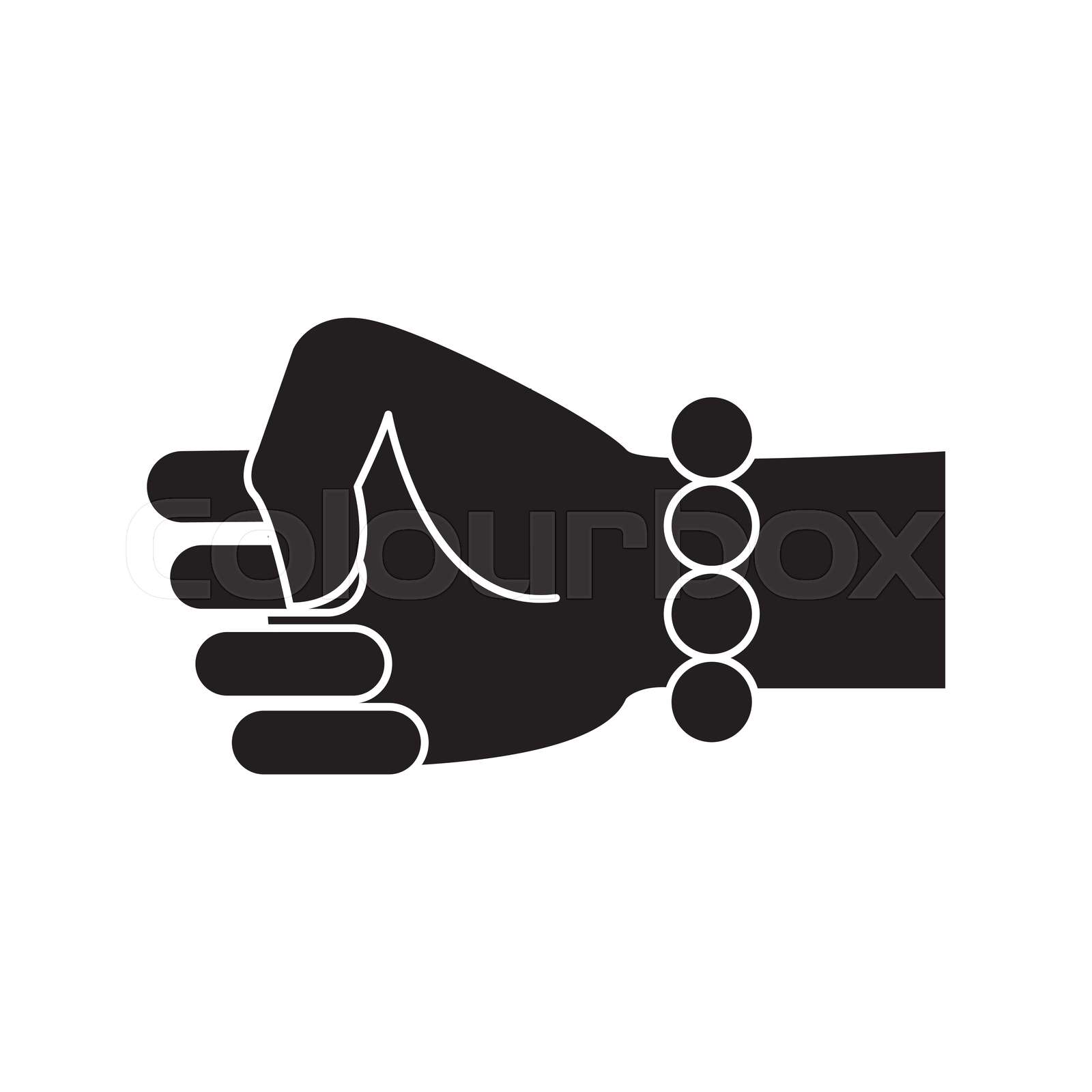 Woman hand with bracelet | Stock vector | Colourbox