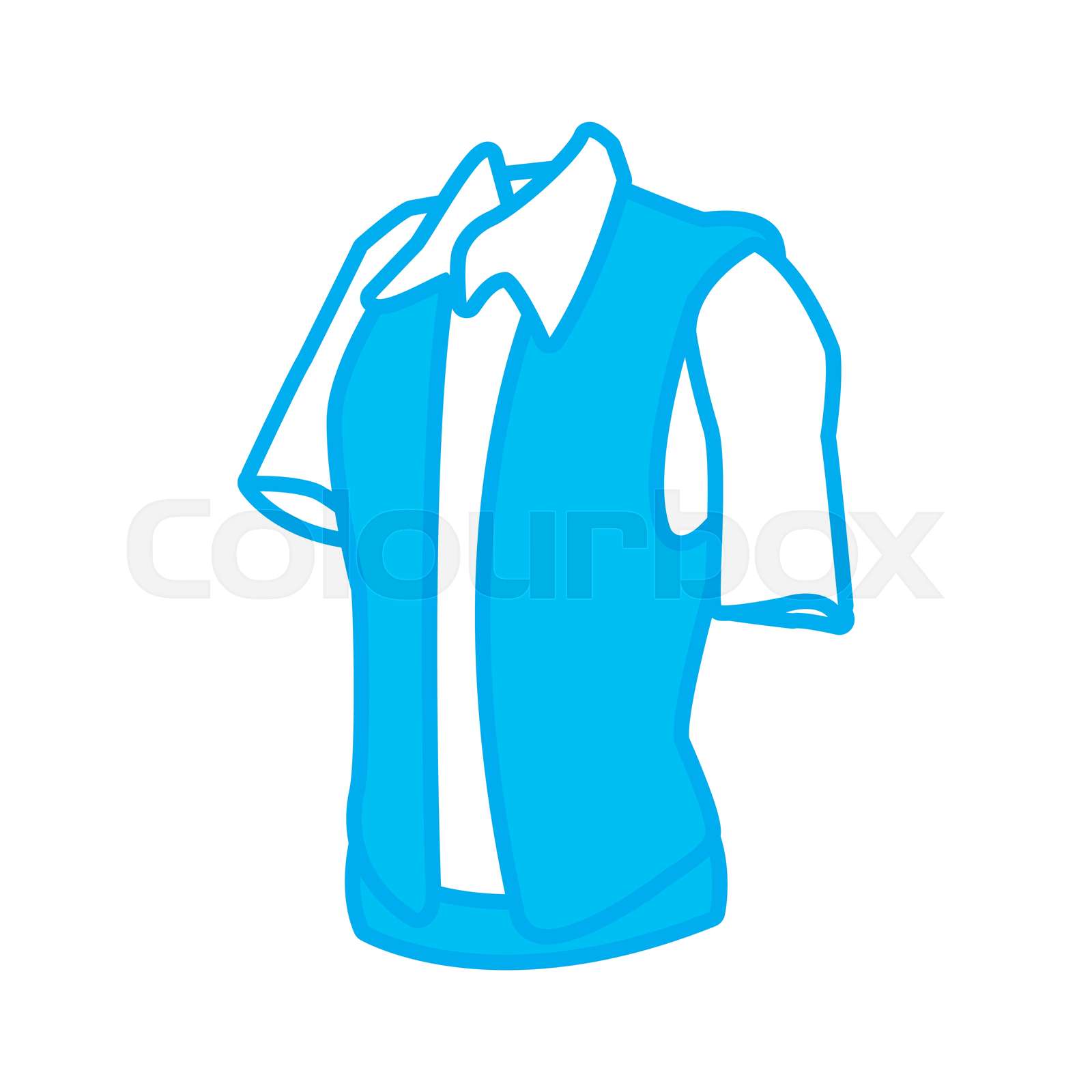 Man polo shirt | Stock vector | Colourbox