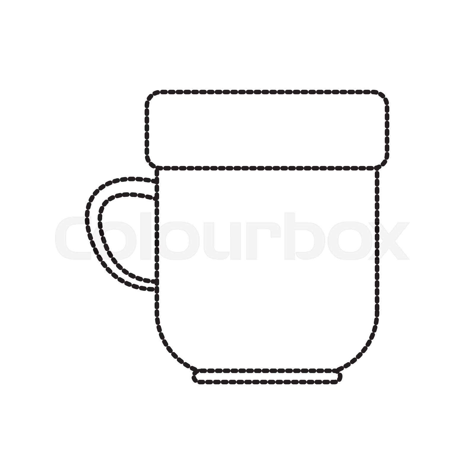 heiß, icon, schwarz | Stock-Vektor | Colourbox