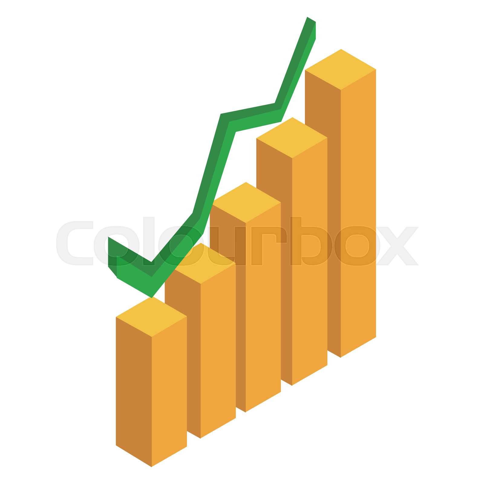 statistik, symbol, data | Stock vektor | Colourbox