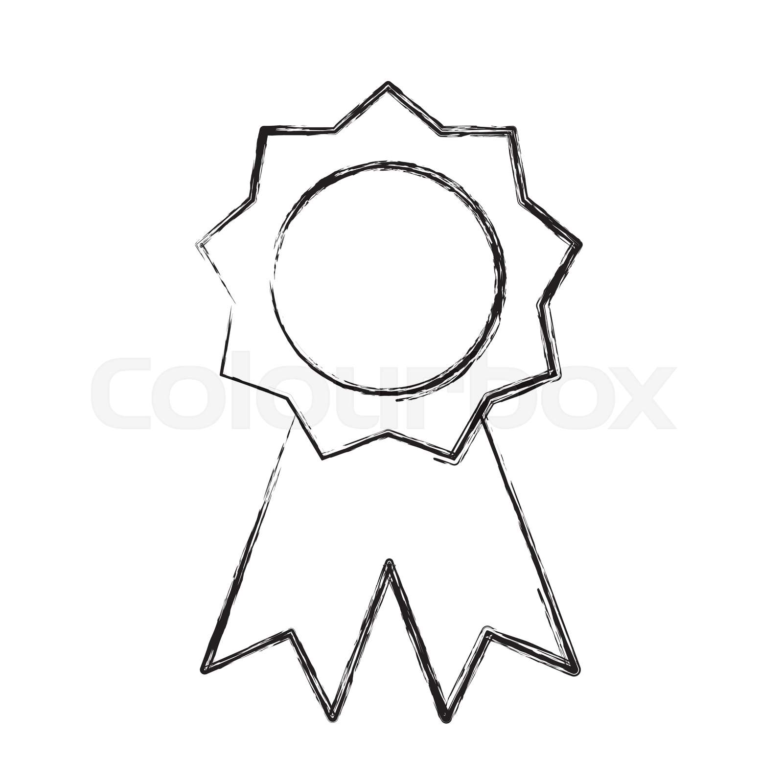 Award Ribbon Sketch