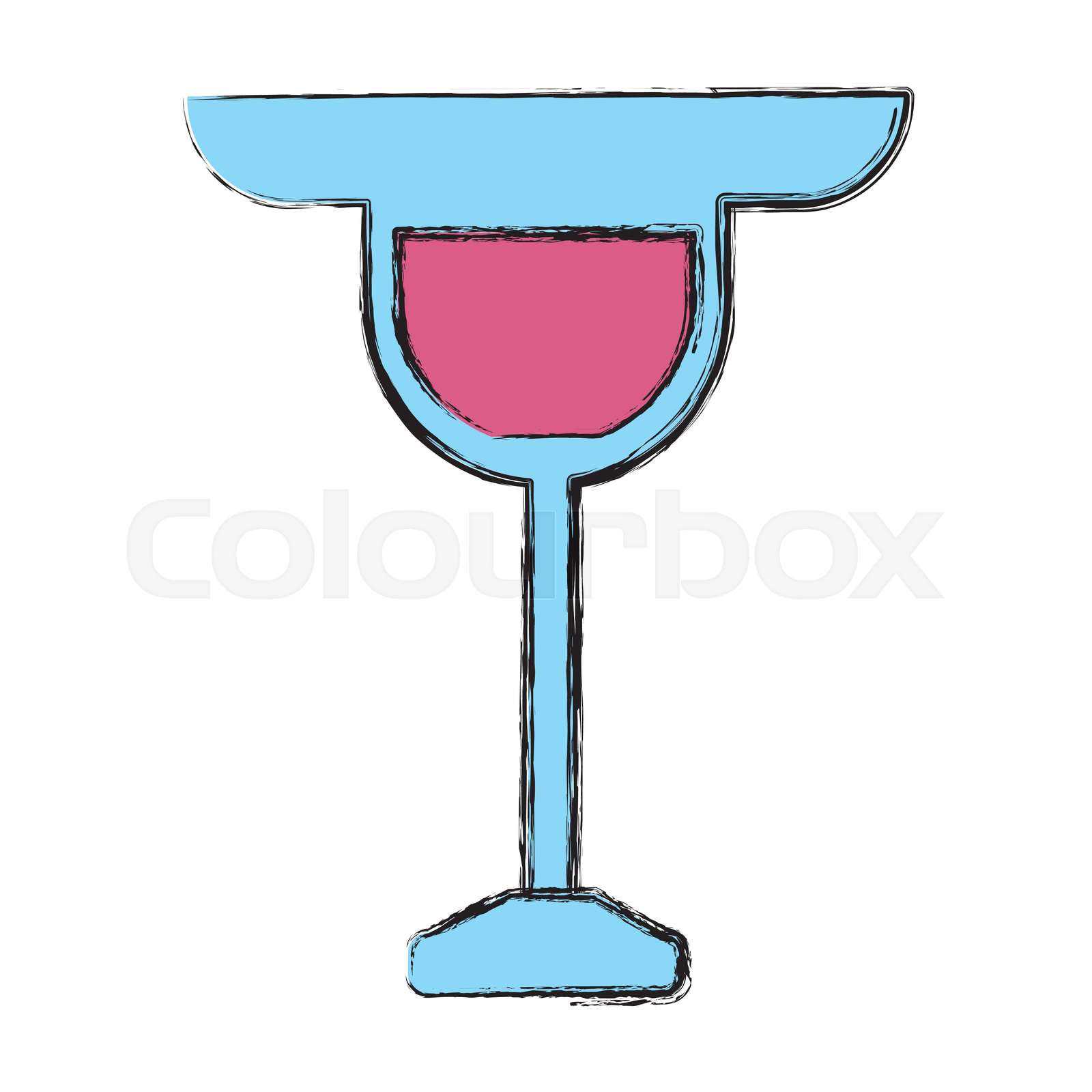 Glass cup symbol | Stock vector | Colourbox
