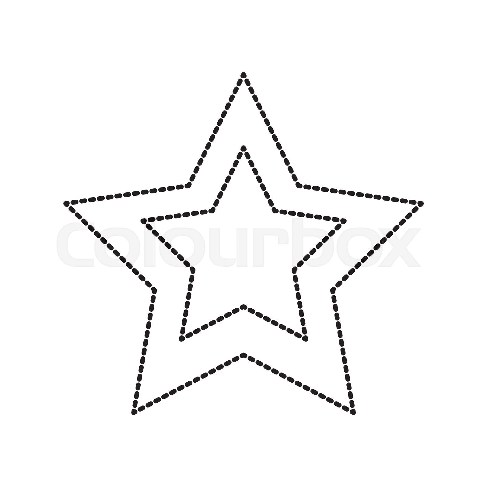 Star shape symbol | Stock vector | Colourbox