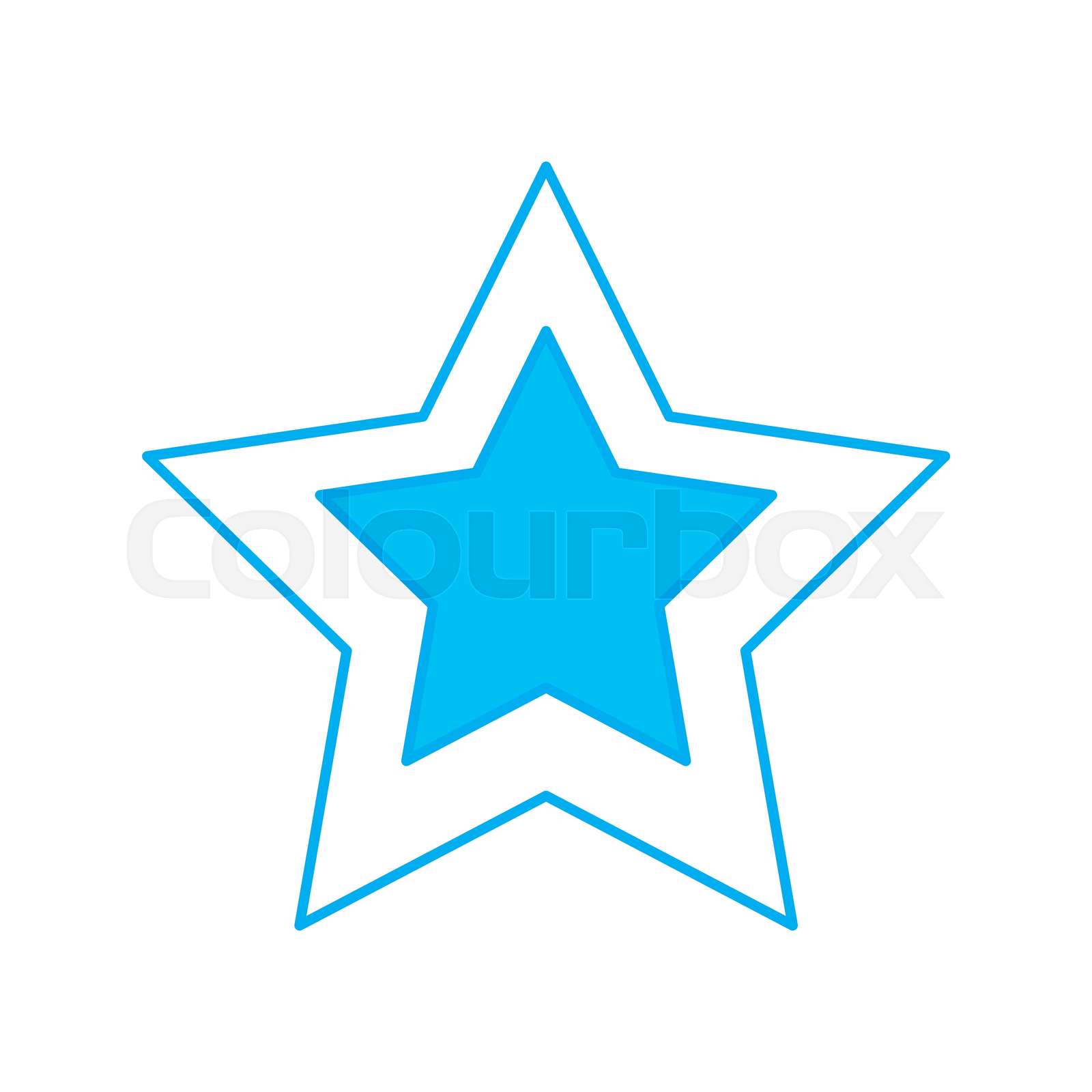 Star shape symbol | Stock vector | Colourbox