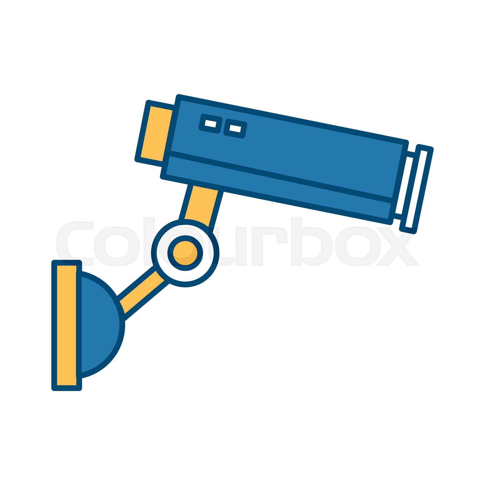 Surveillance camera symbol | Stock vector | Colourbox