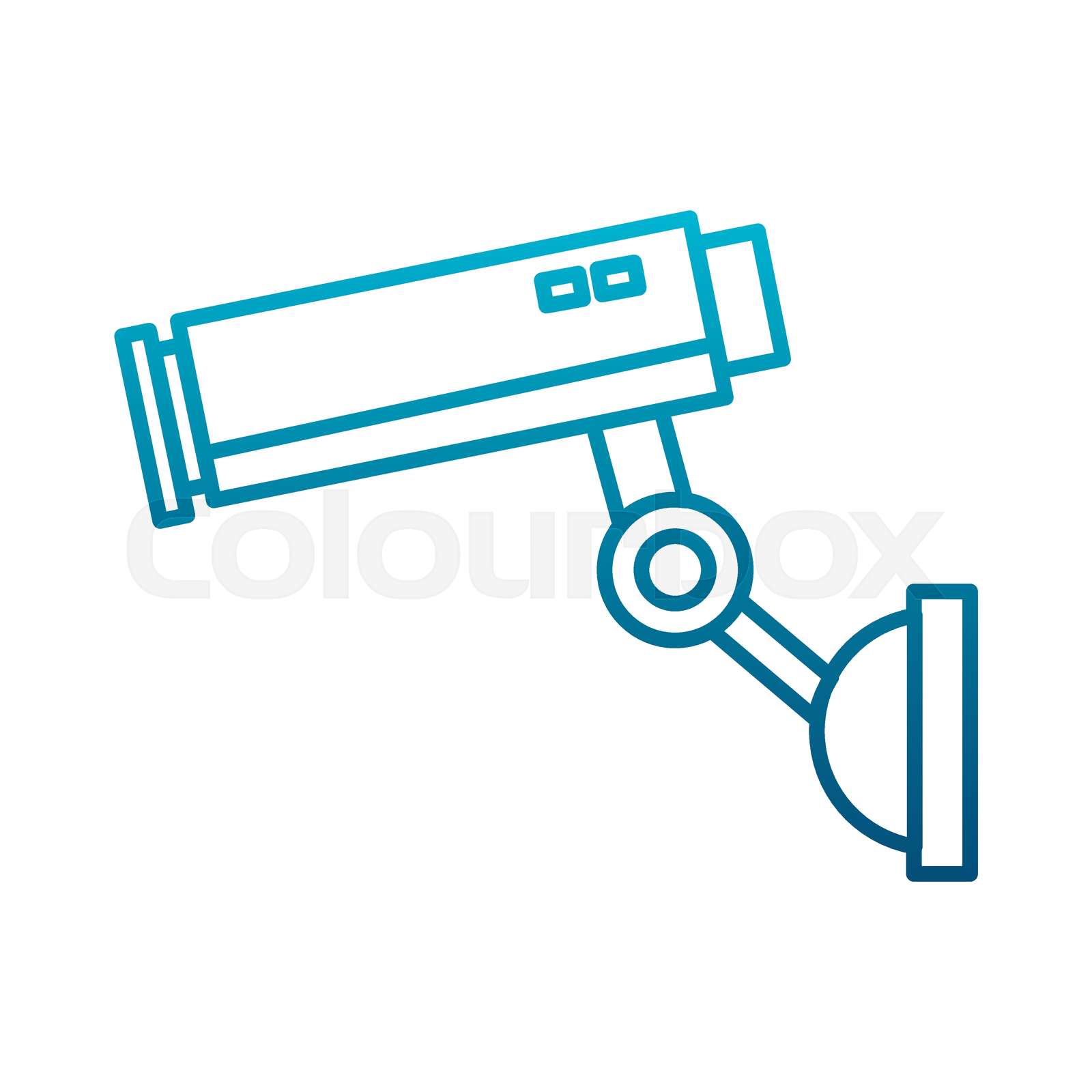 Surveillance camera symbol | Stock vector | Colourbox