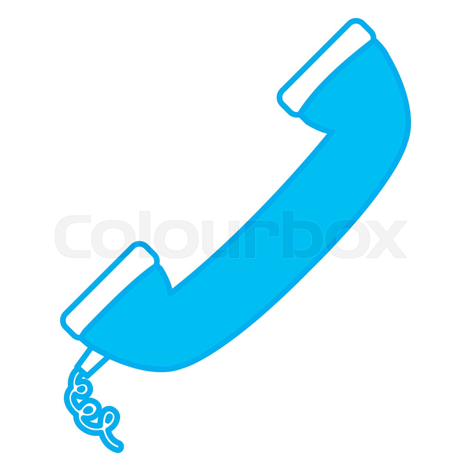 Telephone isolated symbol | Stock vector | Colourbox