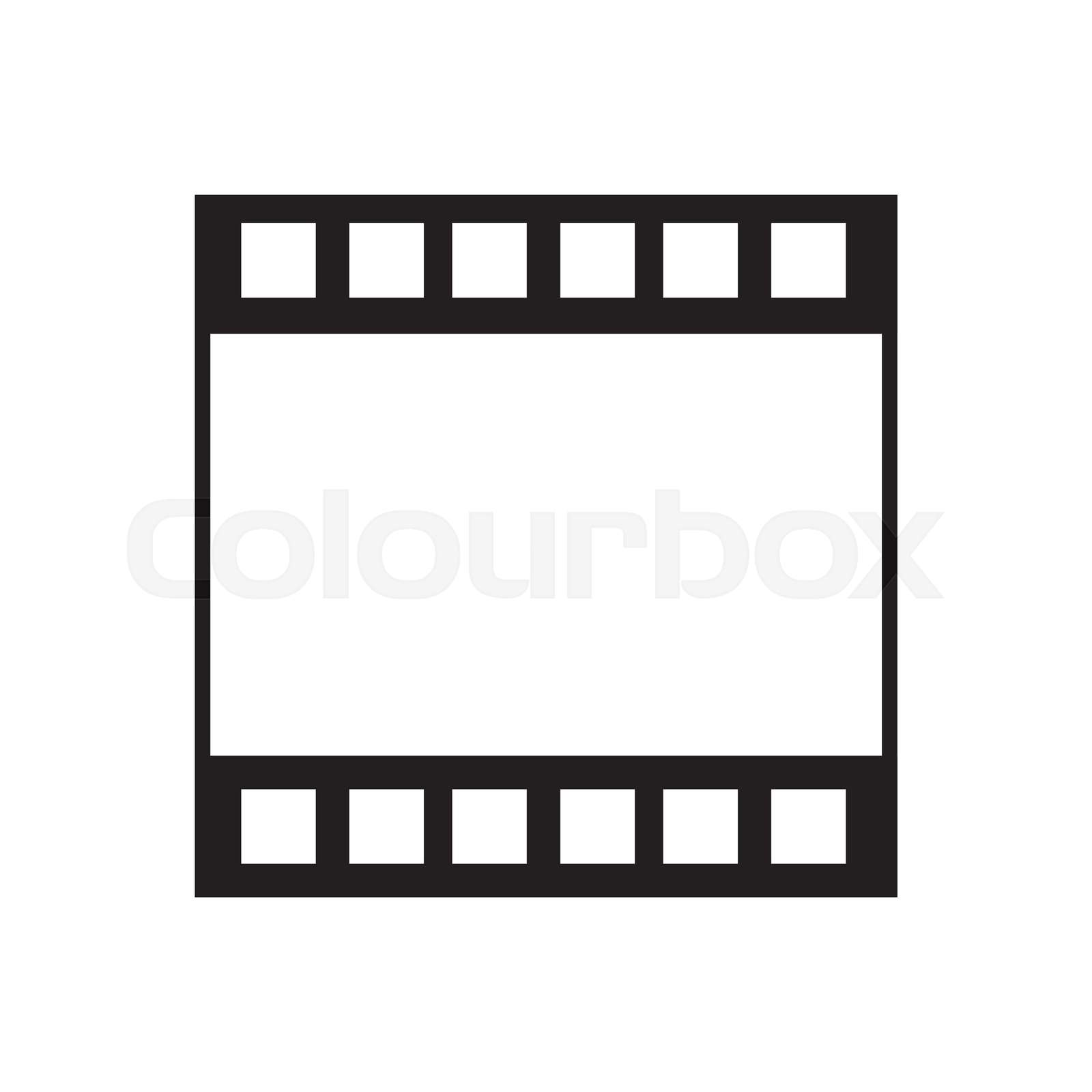 strip film frame cinema template image | Stock vector | Colourbox