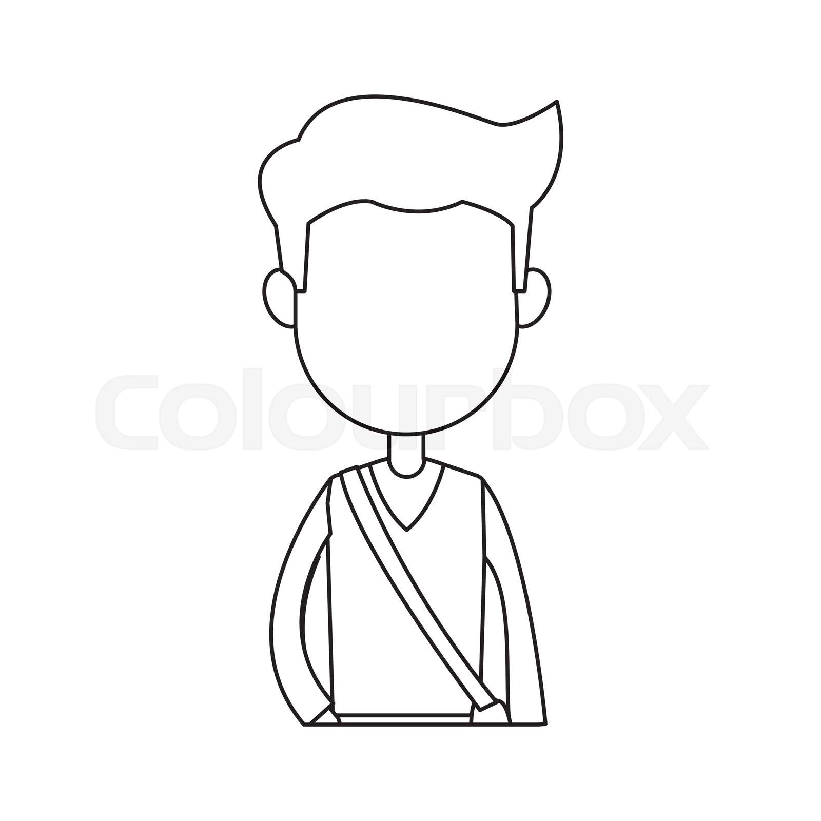 cartoon, design, haar | Stock-Vektor | Colourbox