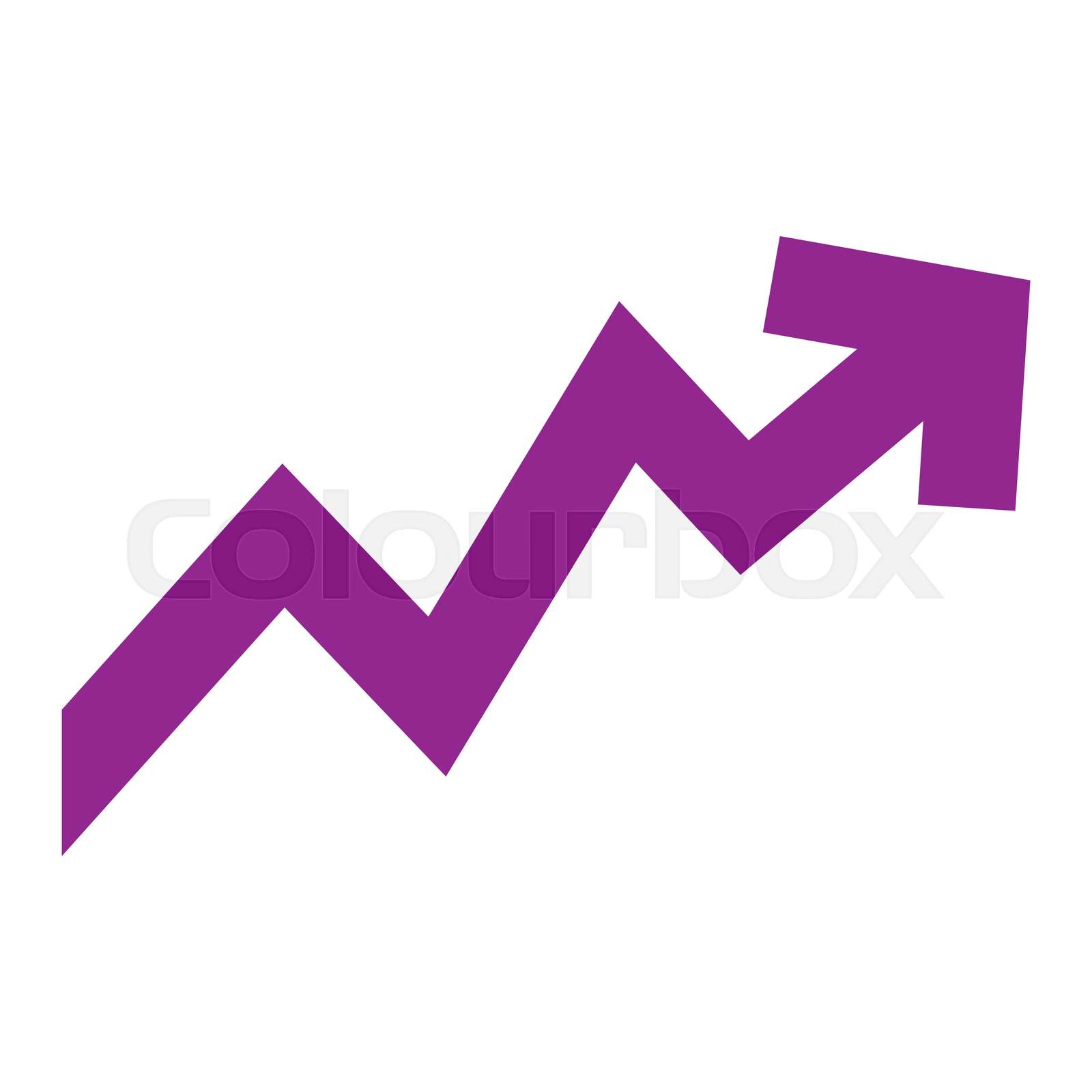 rising arrow. increase, price, investment concept | Stock vector ...