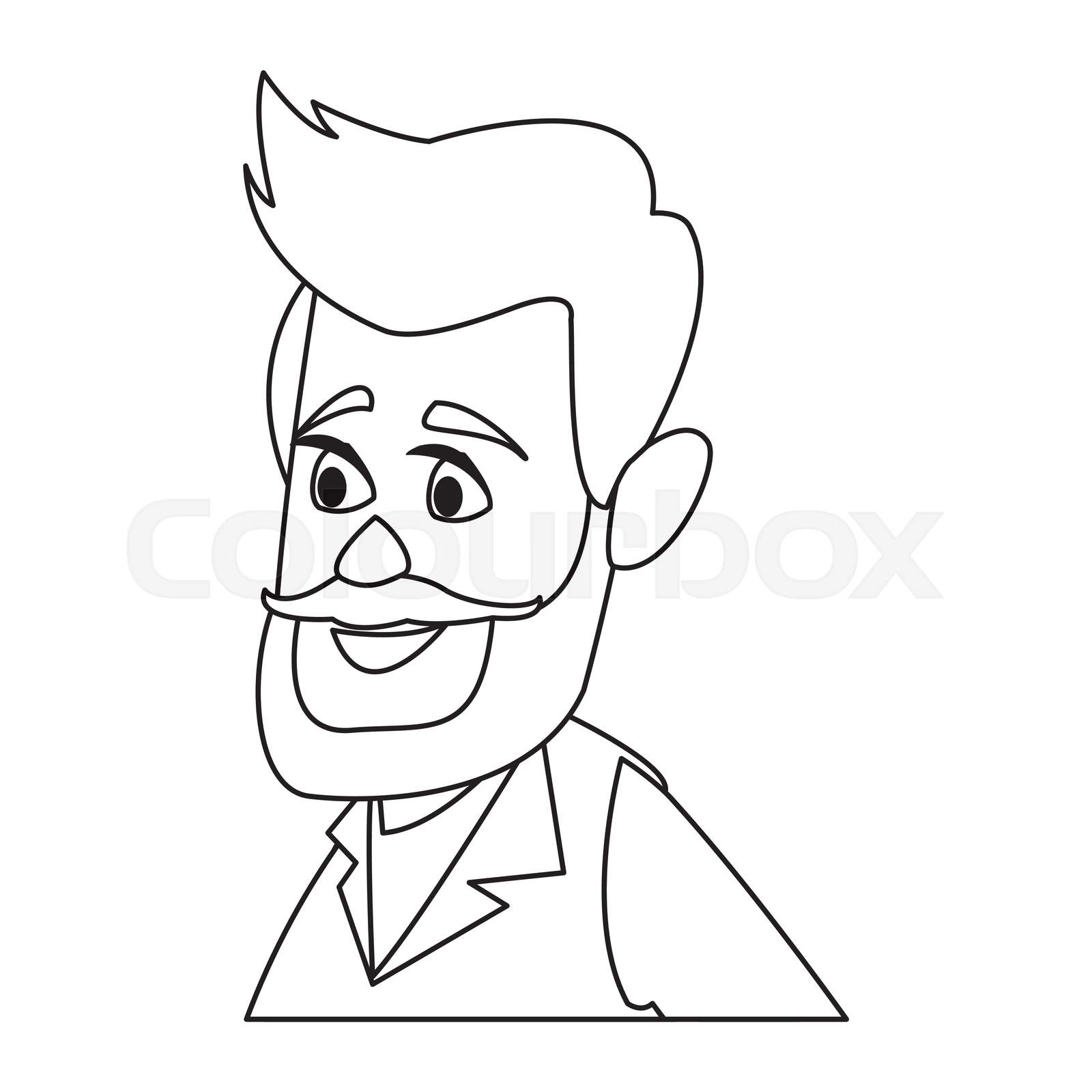 Cartoon Dad Face