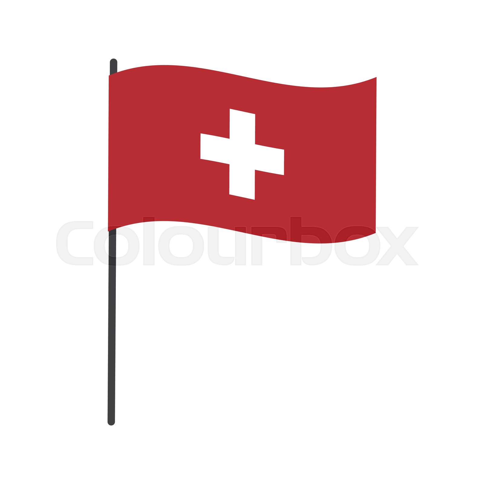 flag of switzerland accurate dimensions element proportions | Stock ...