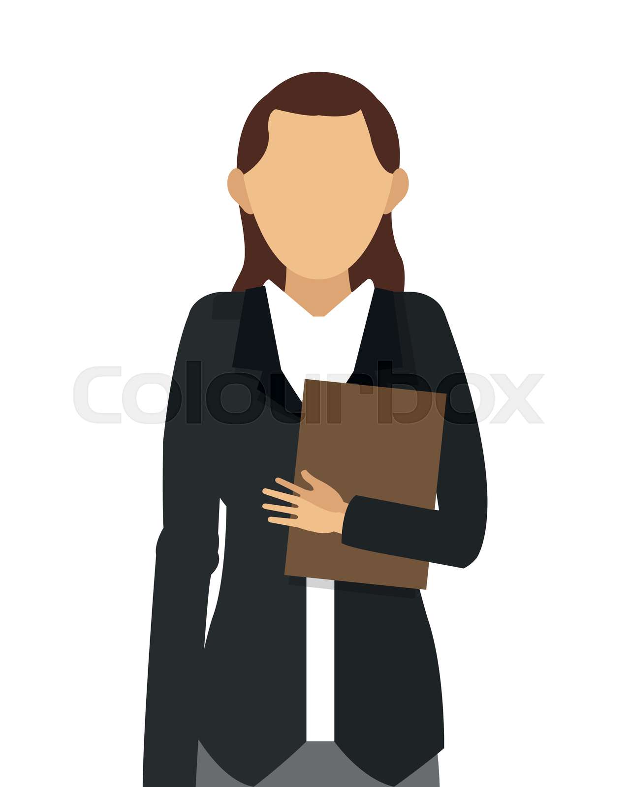 business woman icon | Stock vector | Colourbox